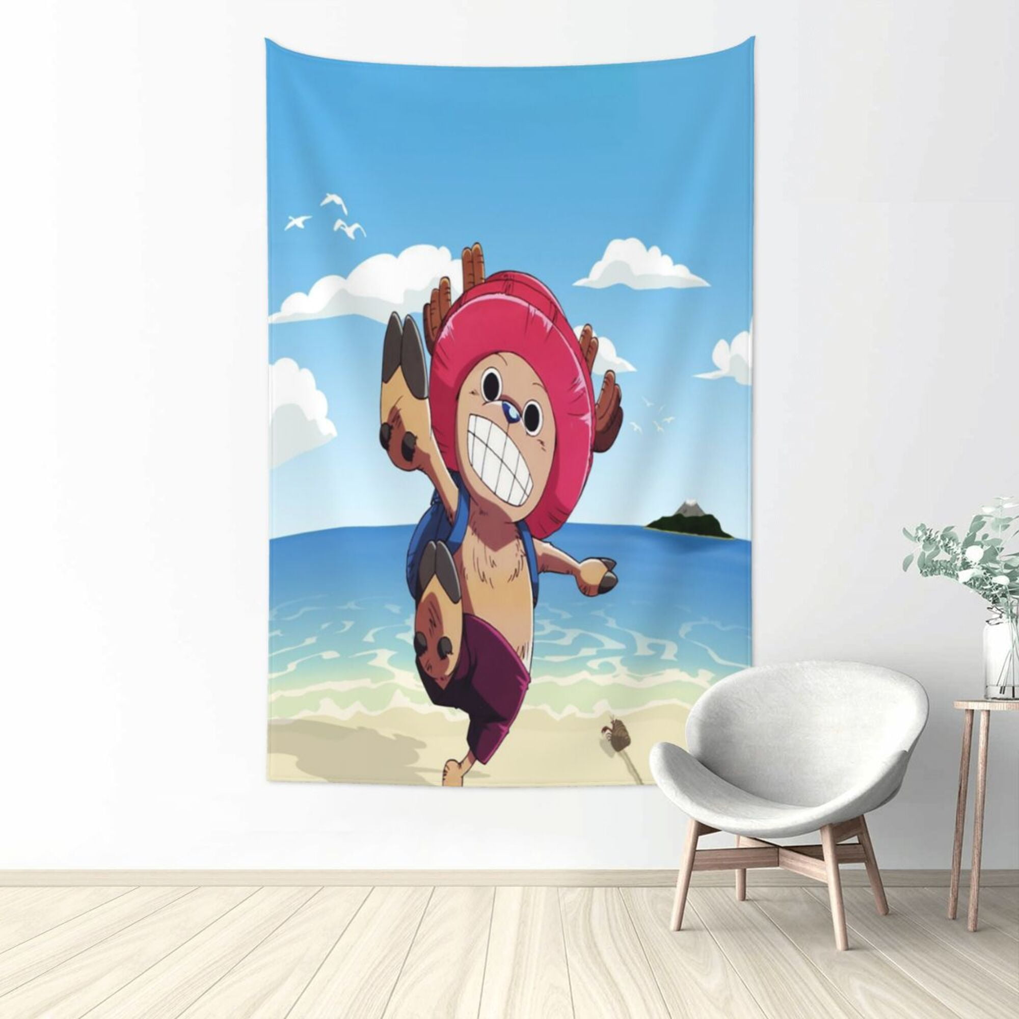 Tony Chopper Tapestry Cartoon Print Wall Art Hanging Tapestry Anime ...