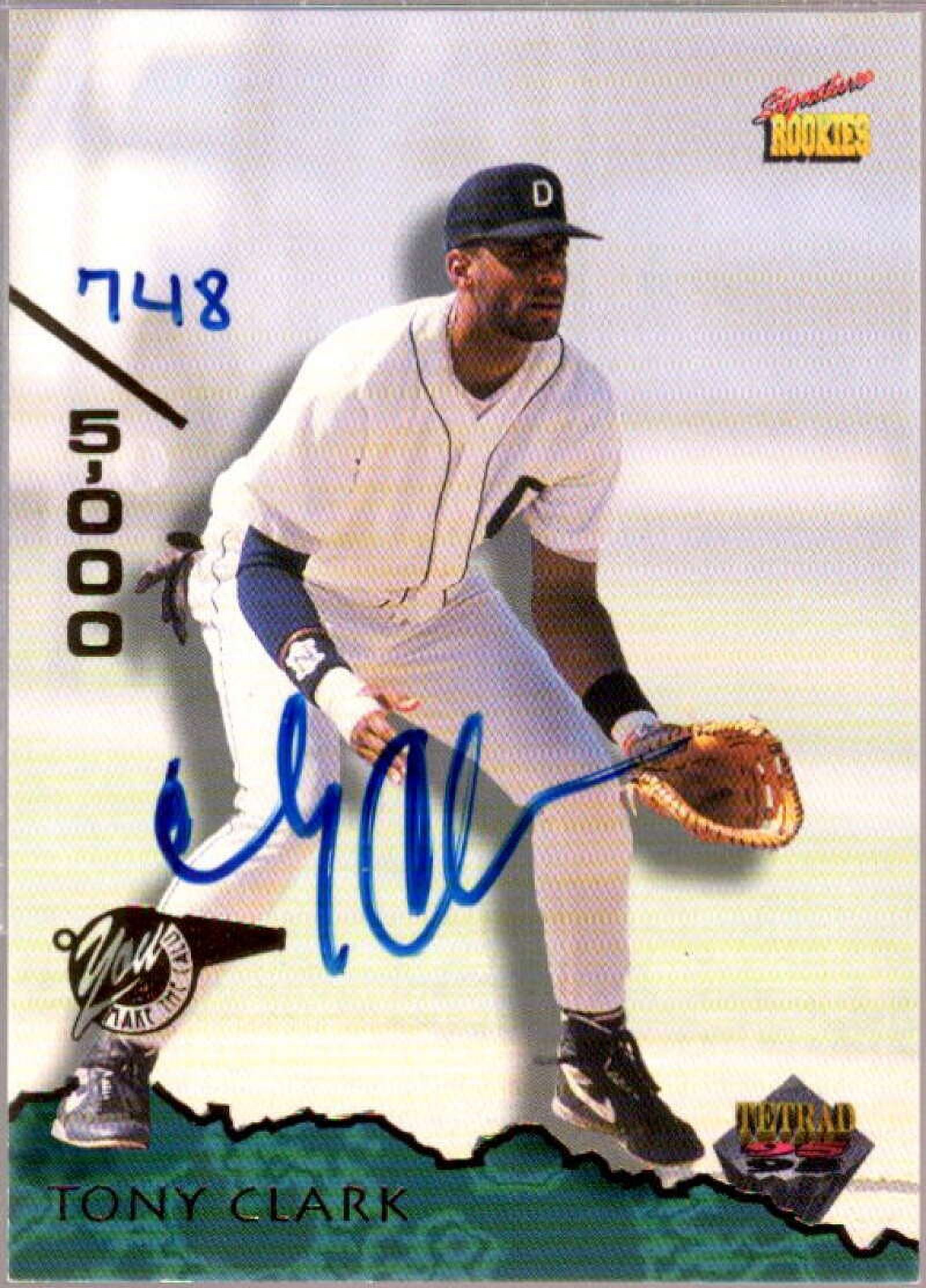 Tony Clark Card 1995 Signature Rookies Tetrad Autographs #60 - Walmart ...