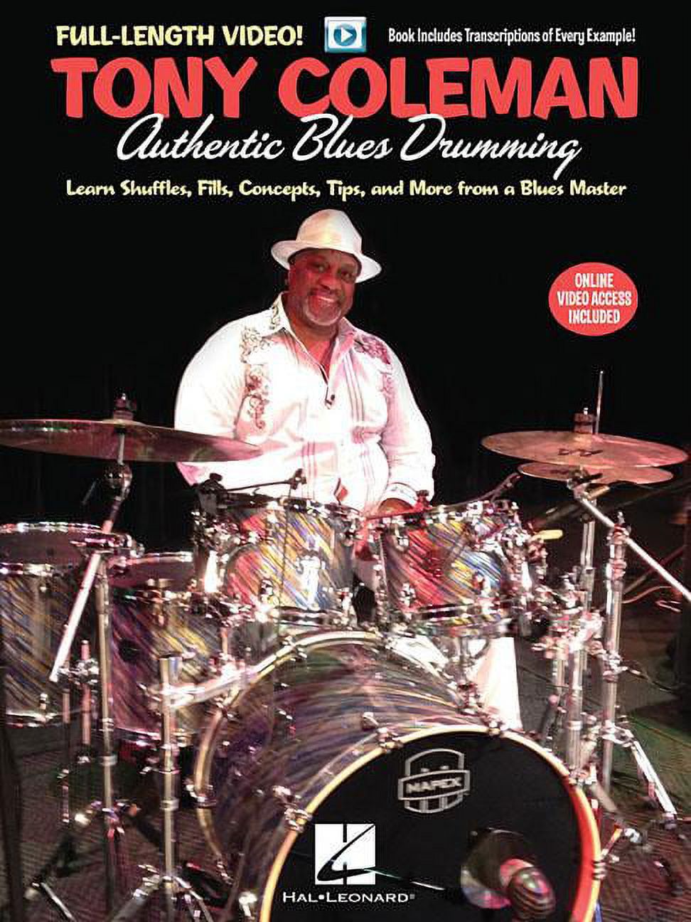 Tony Coleman Authentic Blues Drumming : Learn Shuffles, Fills, Concepts ...