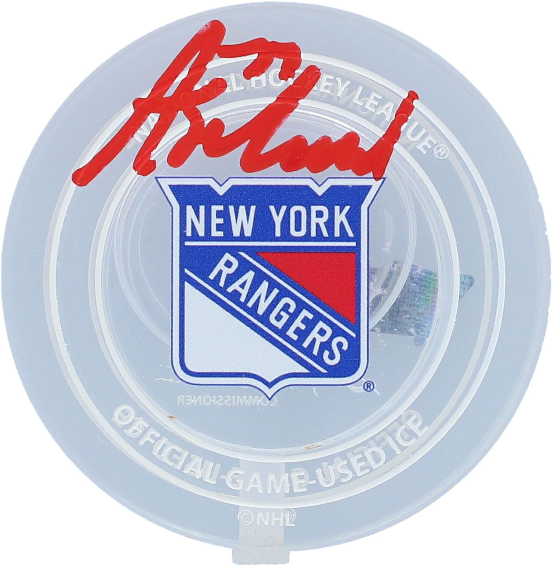 Tony DeAngelo New York Rangers Autographed Crystal Puck - Filled with ...