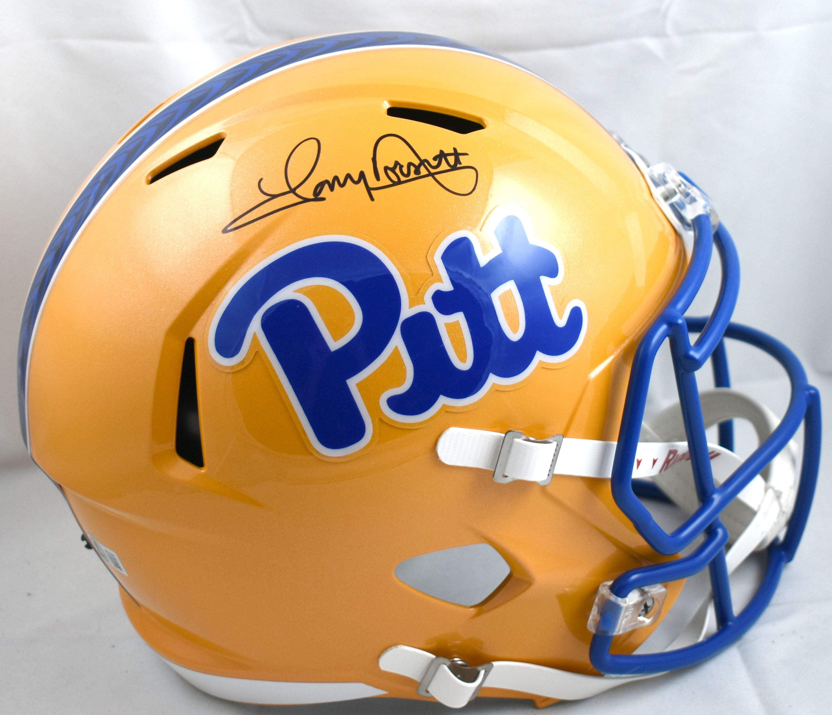 Tony Dorsett Signed Pittsburgh Panthers F/S Speed Helmet- Beckett W ...