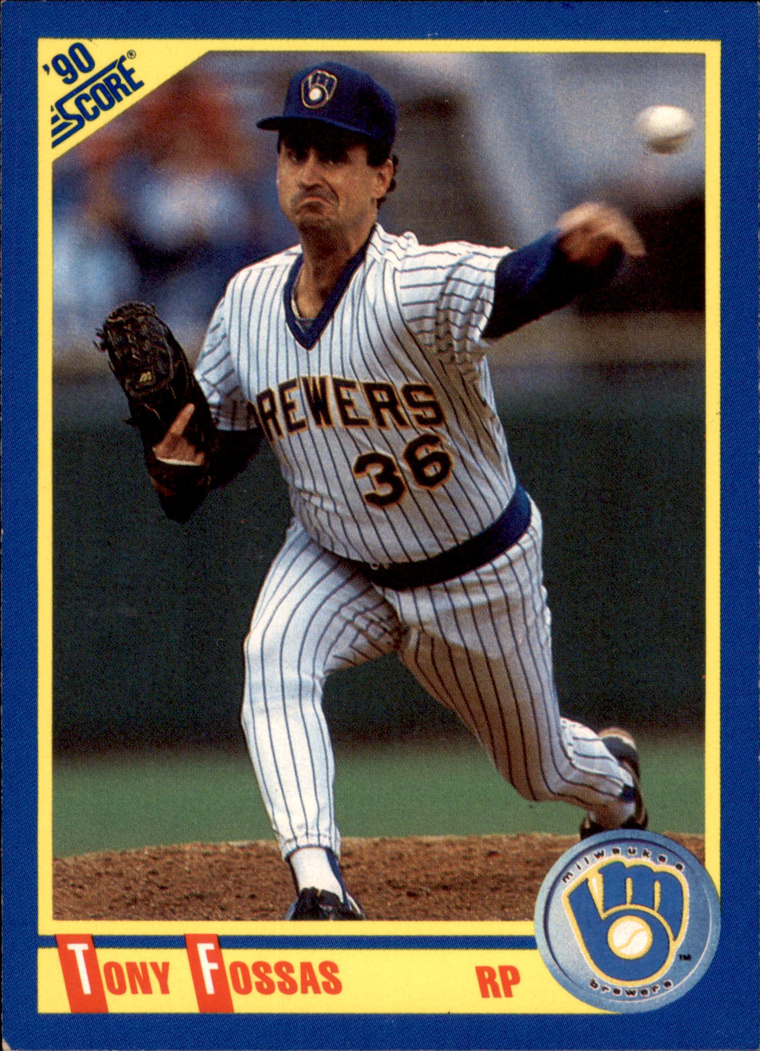 Tony Fossas #567 1990 Score - Walmart.com