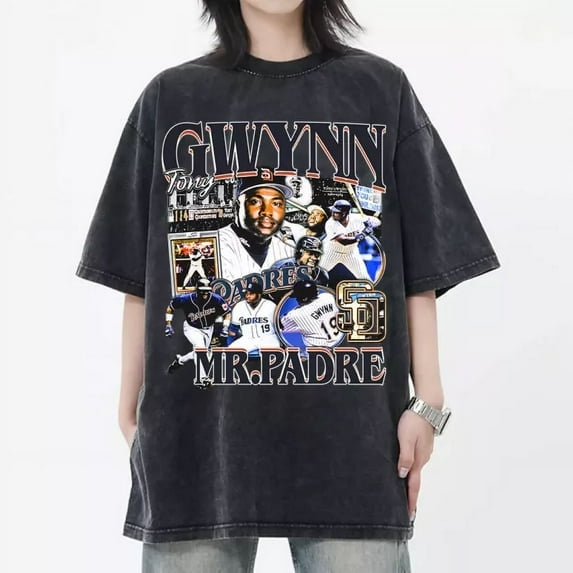 Tony Gwynn Limited Baseball Bootleg Tee Vintage 90s Graphic Shirts ...