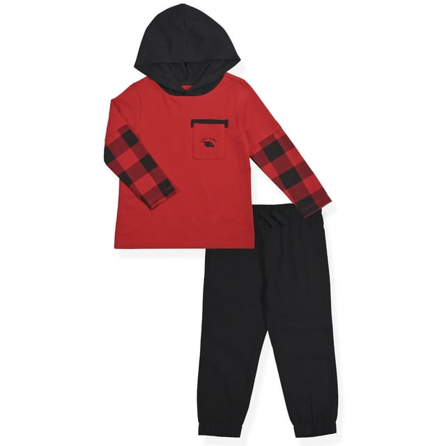 Tony Hawk Boys Long Sleeve Hooded Top and Jogger Pant 2 Piece Outfit ...