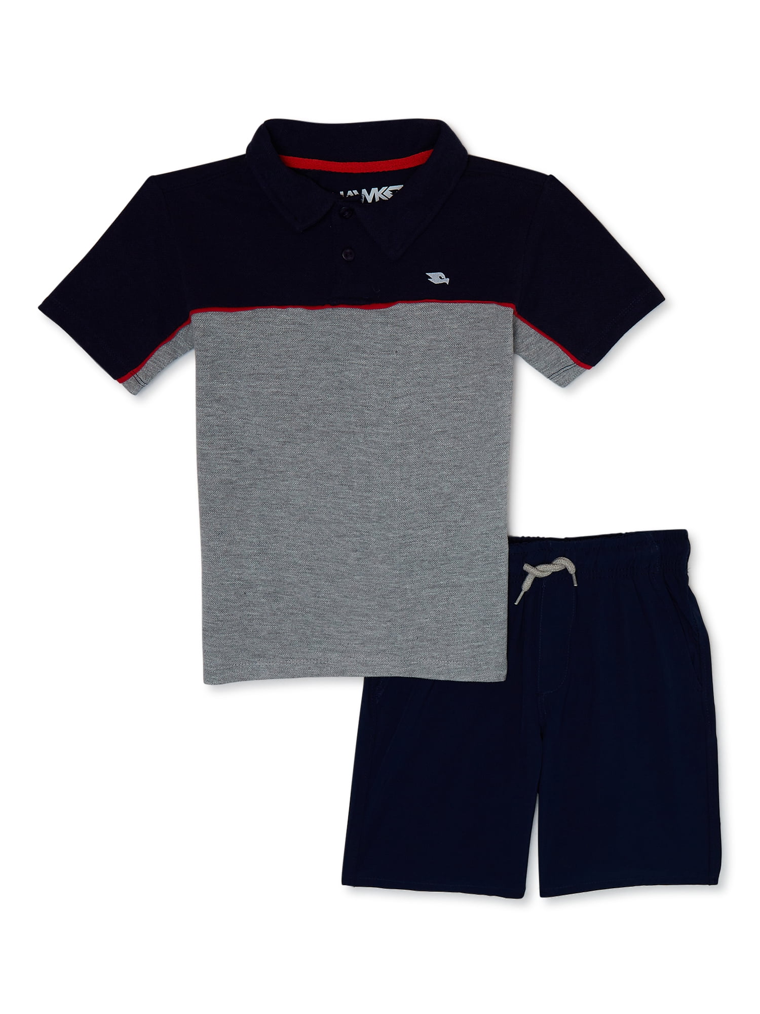 Tony Hawk Boys Short Sleeve Polo and Pull-on Short, 2 Piece Outfit Set ...