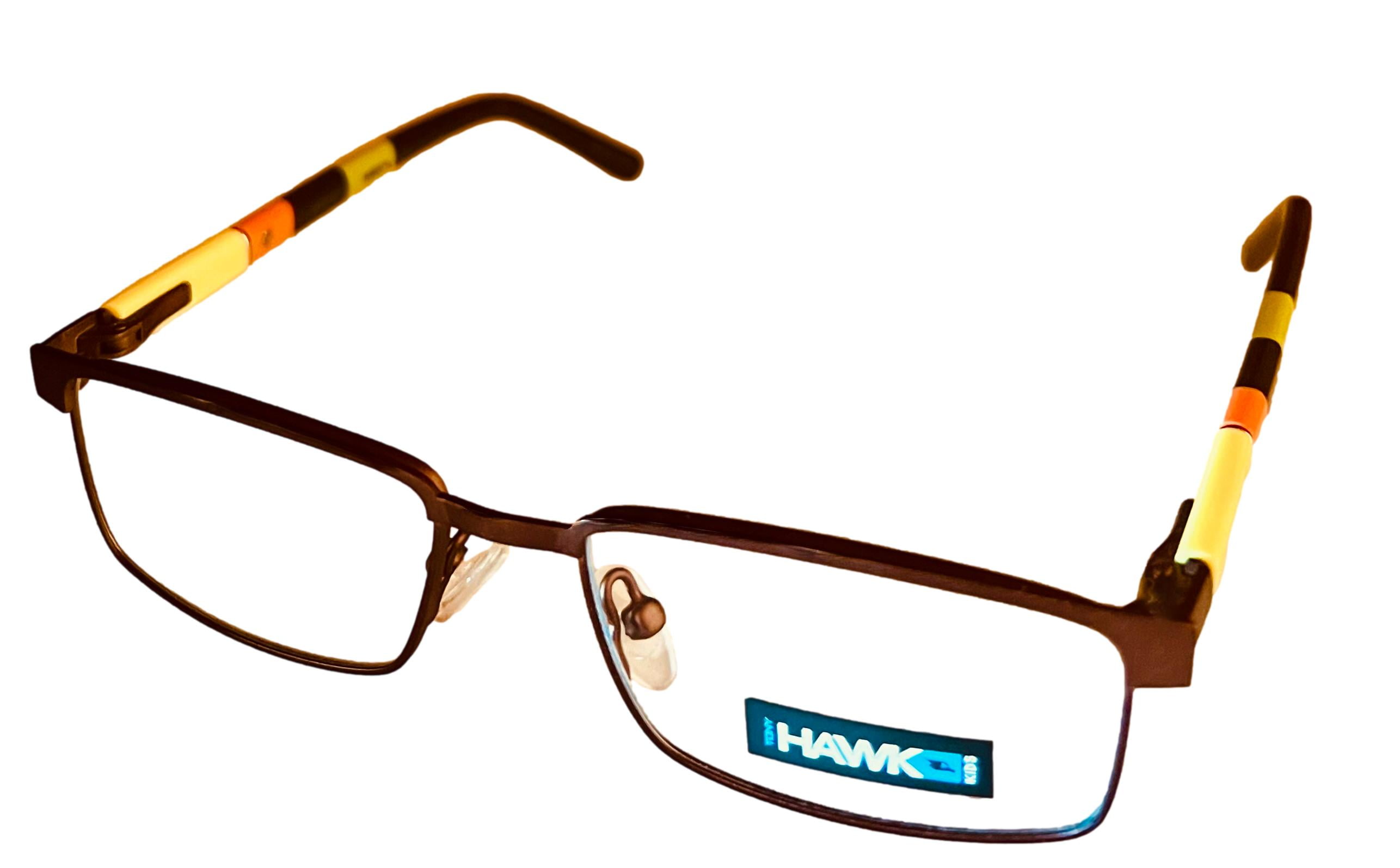 Tony Hawk Kids Matte Brown Rectangle Plastic Eyewear Frame #25. 3 48mm ...