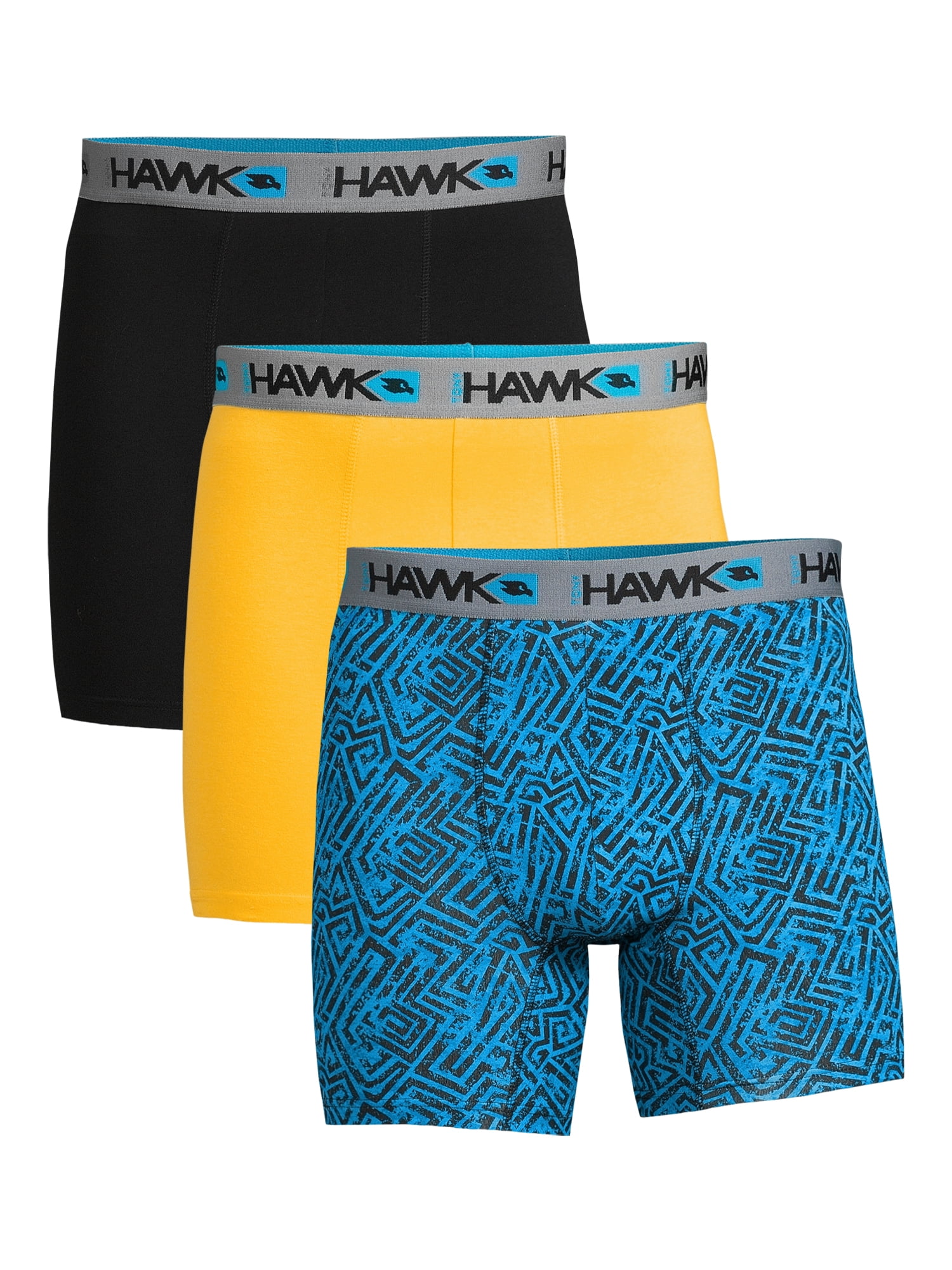 Tony Hawk Men's Cotton Stretch Boxer Briefs, 3-Pack - Walmart.com