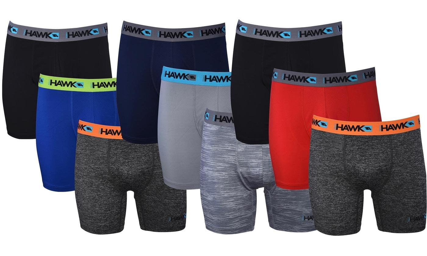 Tony Hawk Mens Performance Underwear - 3-Pack Stretch Performance Boxer ...