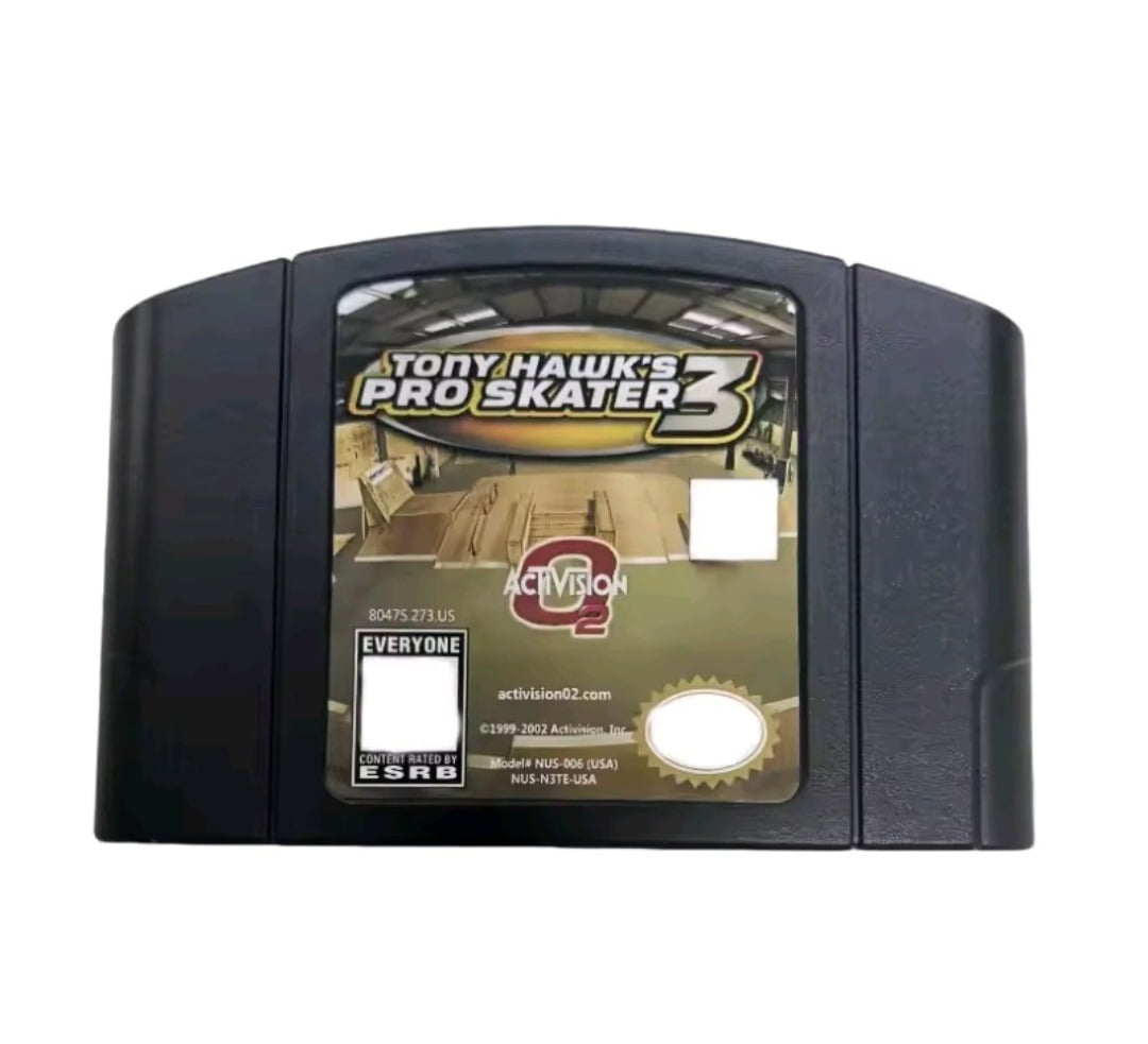 Tony Hawk Pro Skater 3 for Nintendo 64 – Final N64 Release, Authentic ...