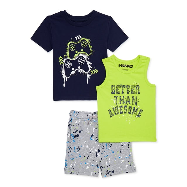 Tony Hawk Toddler Boy 3Pc Outfit Sets, Sizes 2T-4T - Walmart.com