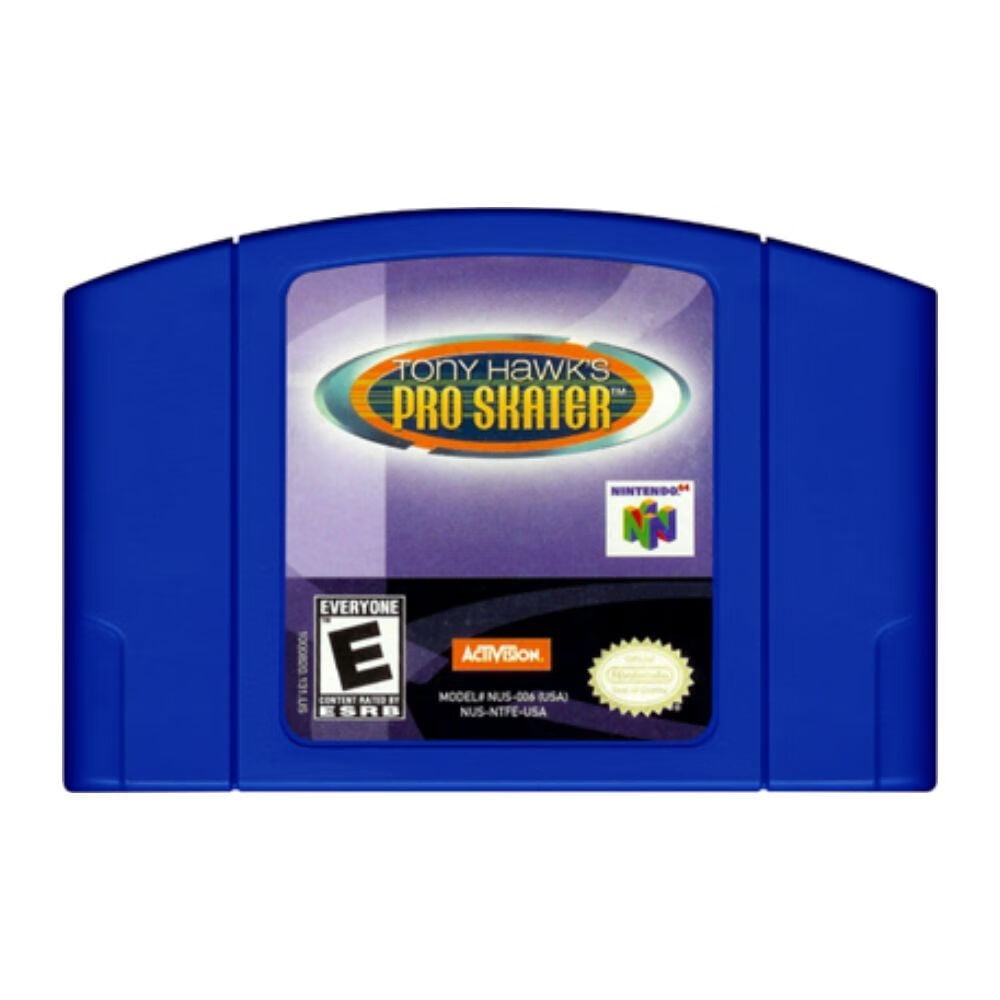 Tony Hawk's Pro Skater N64 Game,US Version - Walmart.com