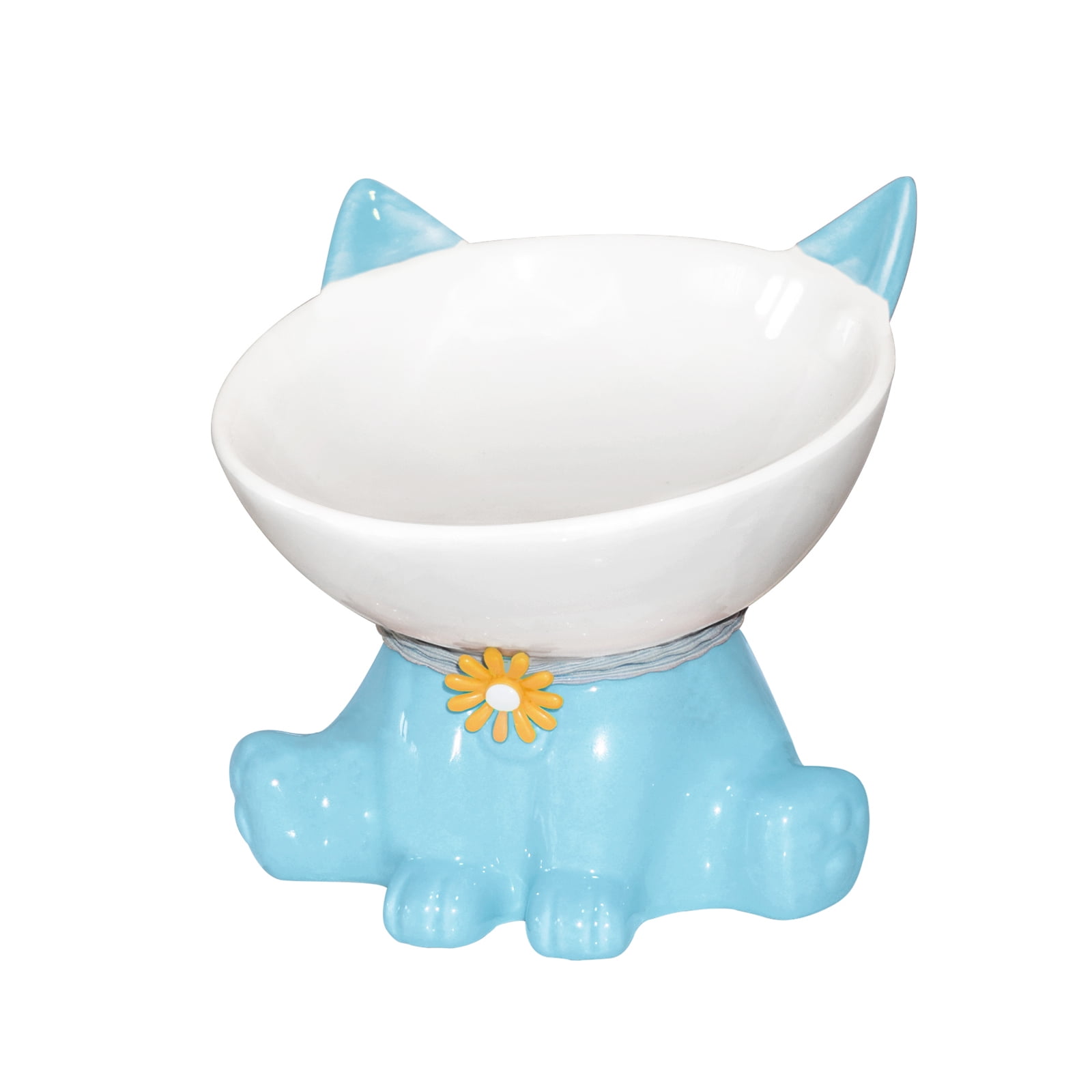 Tony Hoby Cat and Dog Food Bowl, 6.1 fl oz Pet Bowl with Cute Kitten ...