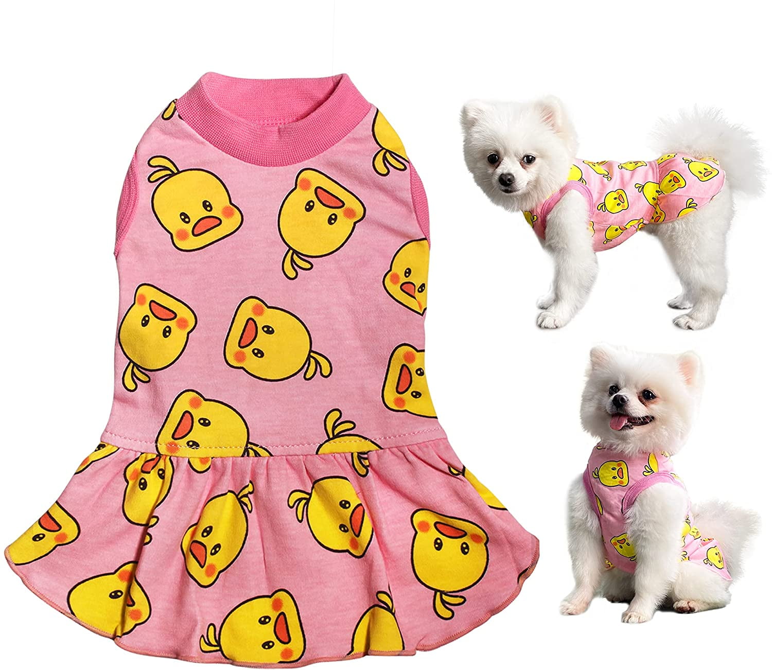 Tony Hoby Cute Dog Dress Pet Clothes for Dogs Girl Puppy Sundress, L ...