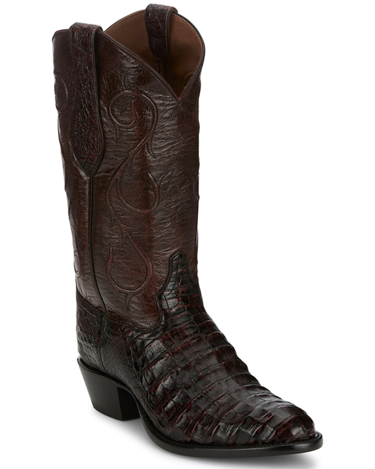 Tony Lama Men's Exotic Caiman Western Boot Round Toe - SG1047 9 EE US ...