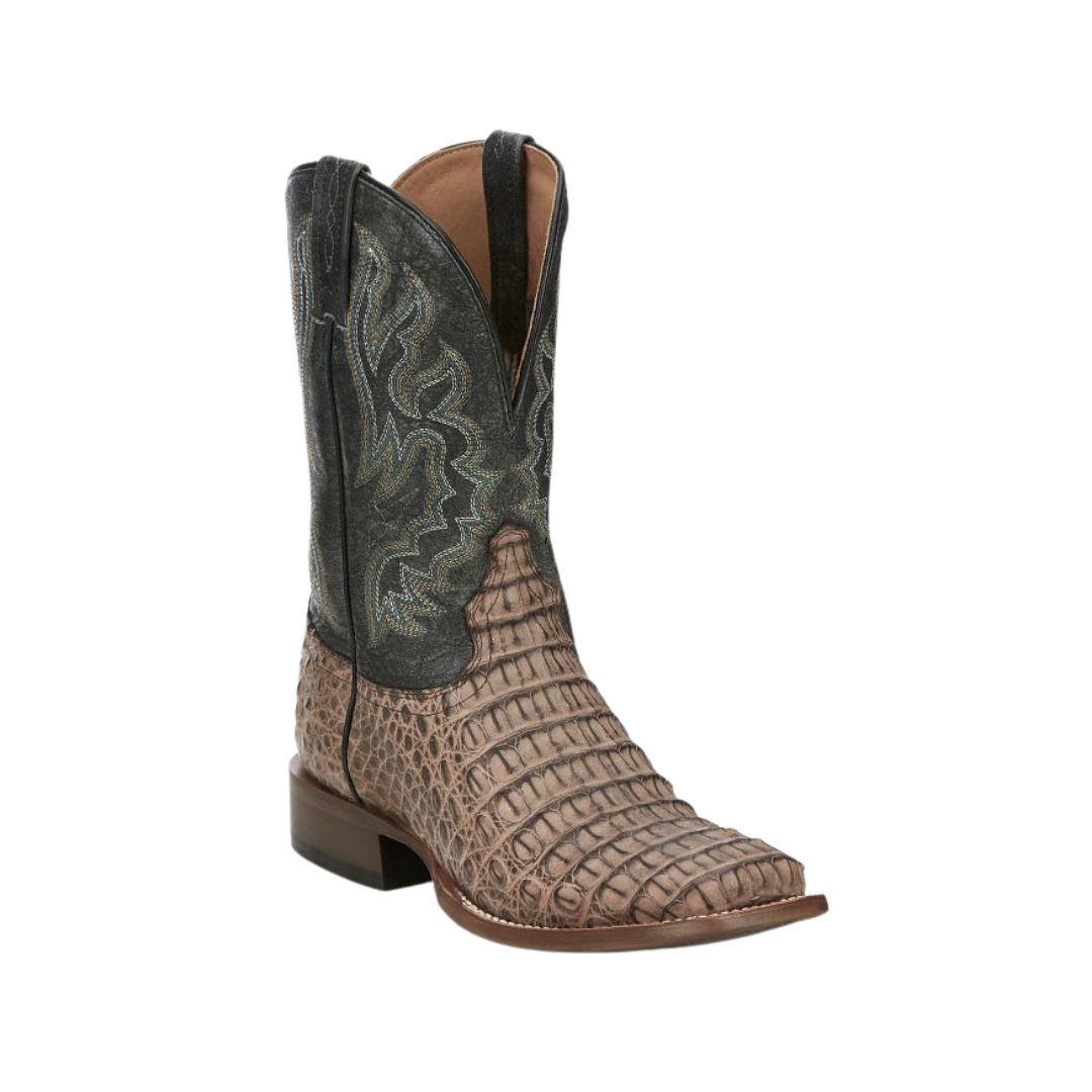Tony Lama Men's Marfa Caiman Bone Square Toe Boot - Walmart.com