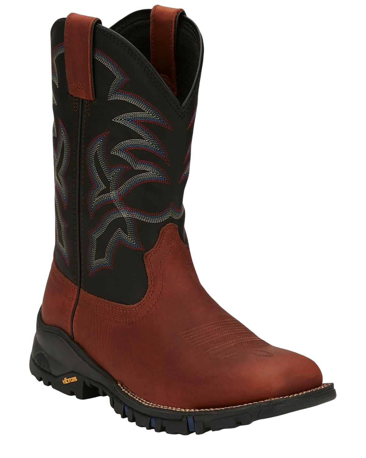 Tony Lama Men's Roustabout Brick Western Work Boot Soft Toe - TW5014 9. ...