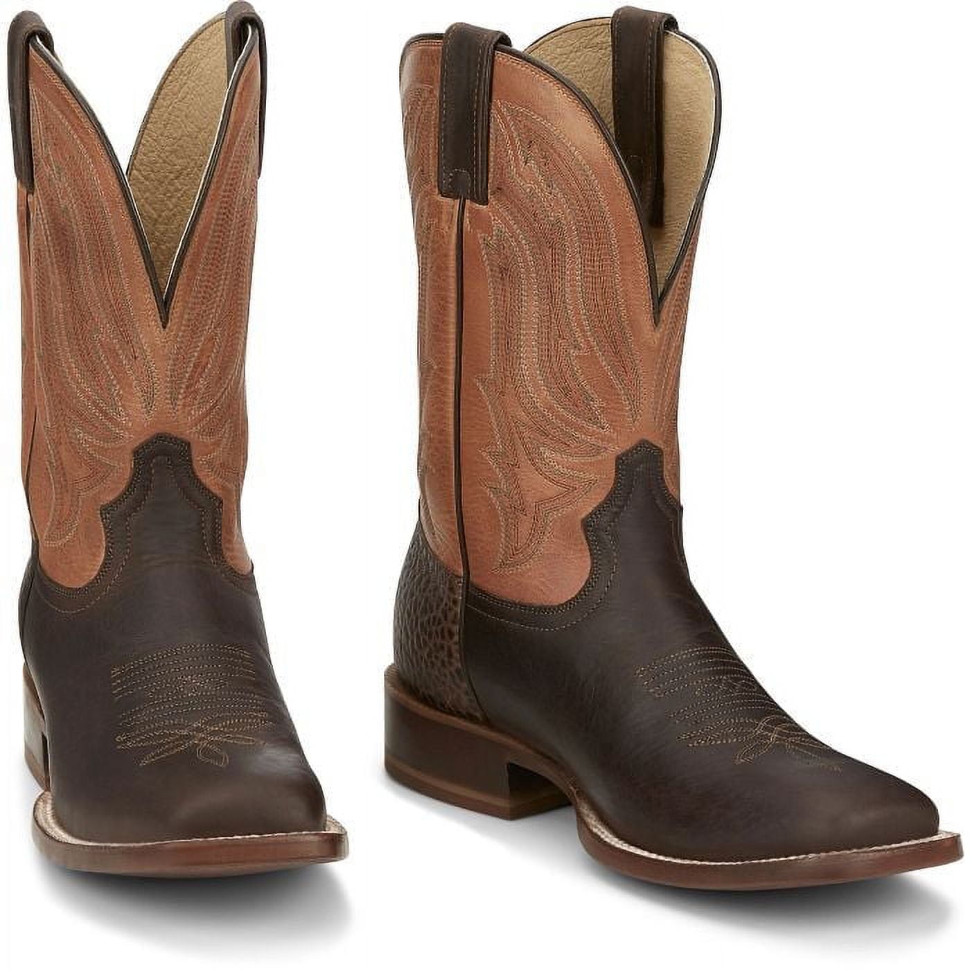 Tony Lama Men's SA2012 Arena Asher 11" Western Broad Square Toe Boot ...