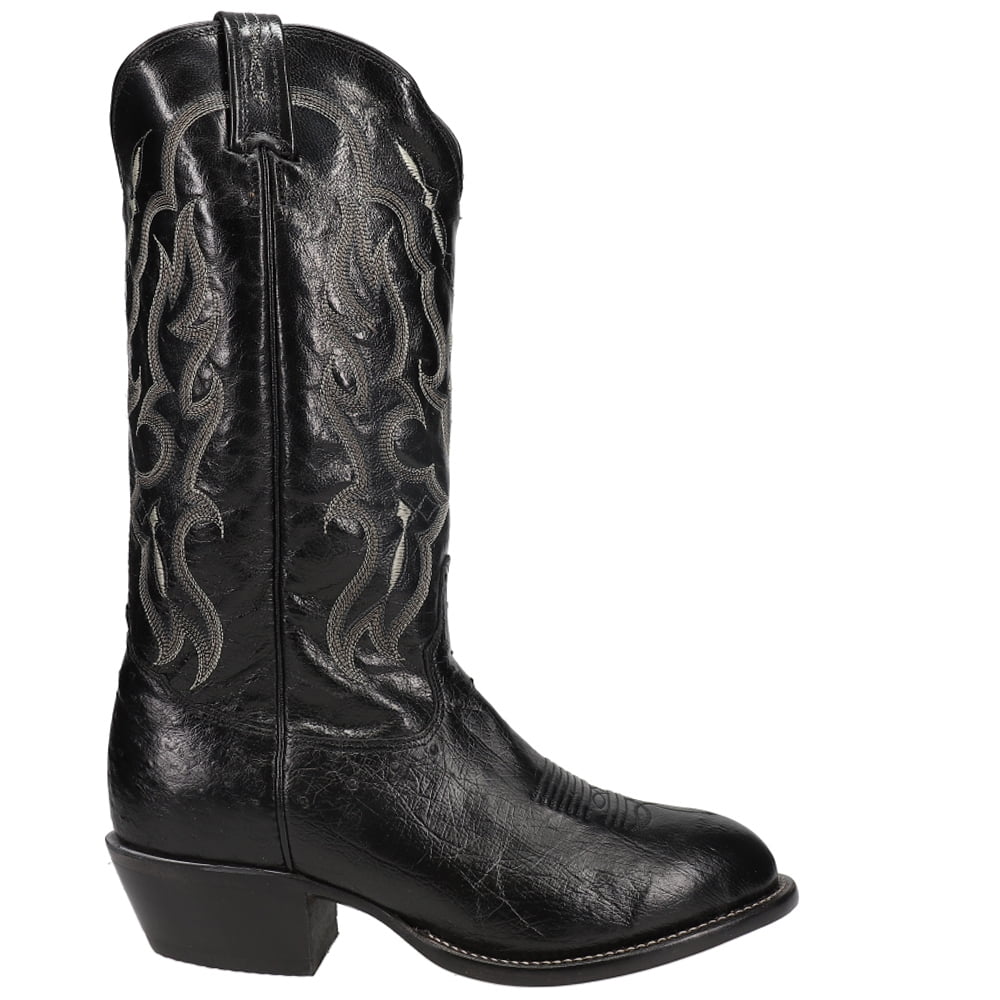 Tony Lama Men's Bonham Smooth Ostrich Western Boot Round Toe - CT871 8 ...