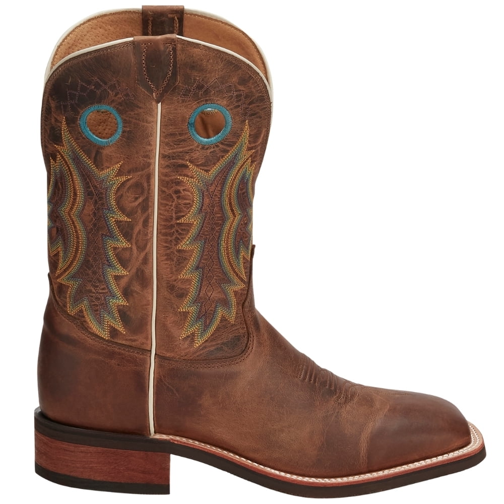Tony Lama Mens Creedance 11 Inch Square Toe Cowboy Mid Calf Boots ...