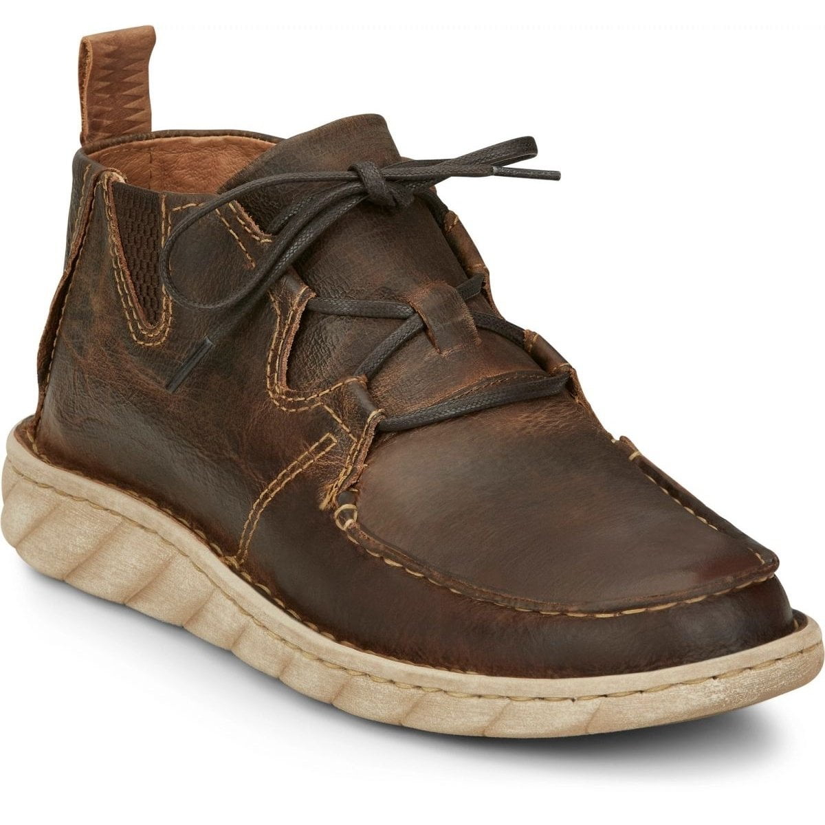 Tony Lama Mens Estancia Lace-Up Casual Shoe Tan Brown - TLC505 TAN ...