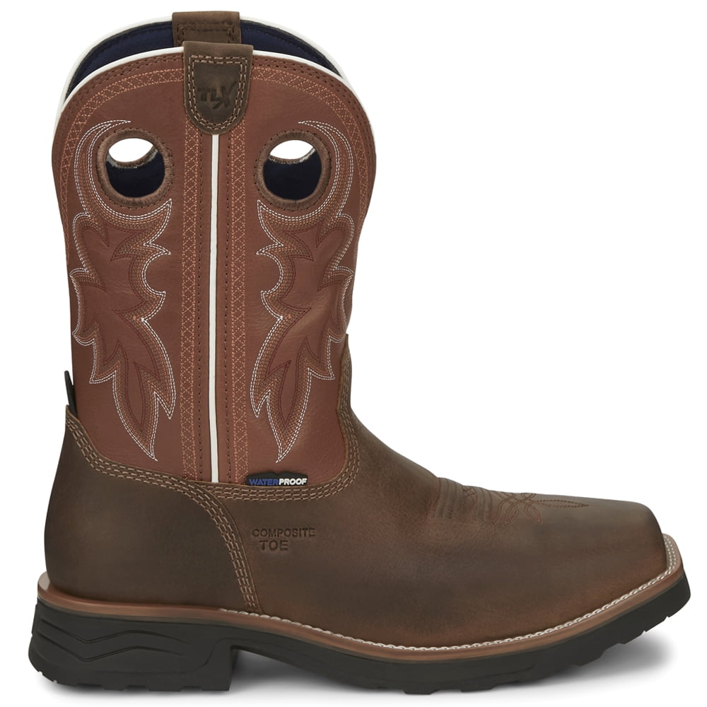 Tony Lama Men's 3R Fireball Waterproof Work Boot Composite Toe - TW3300 ...