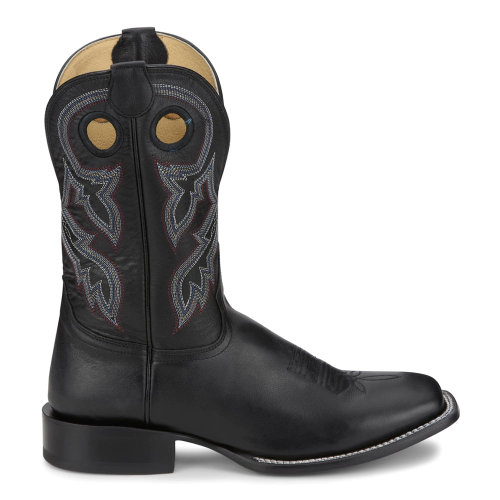 Tony Lama Mens Lars 11 Inch Embroidered Square Toe Cowboy Mid Calf ...