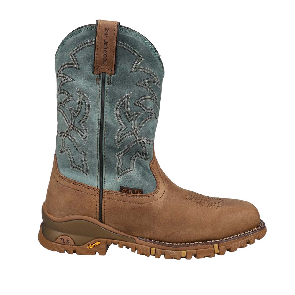 Tony Lama Mens Roustabout 11 Inch Waterproof Steel Toe - Walmart.com
