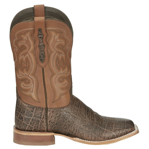 Tony Lama Mens Plano 12 Inch Suede Round Toe Cowboy Mid Calf Boots ...