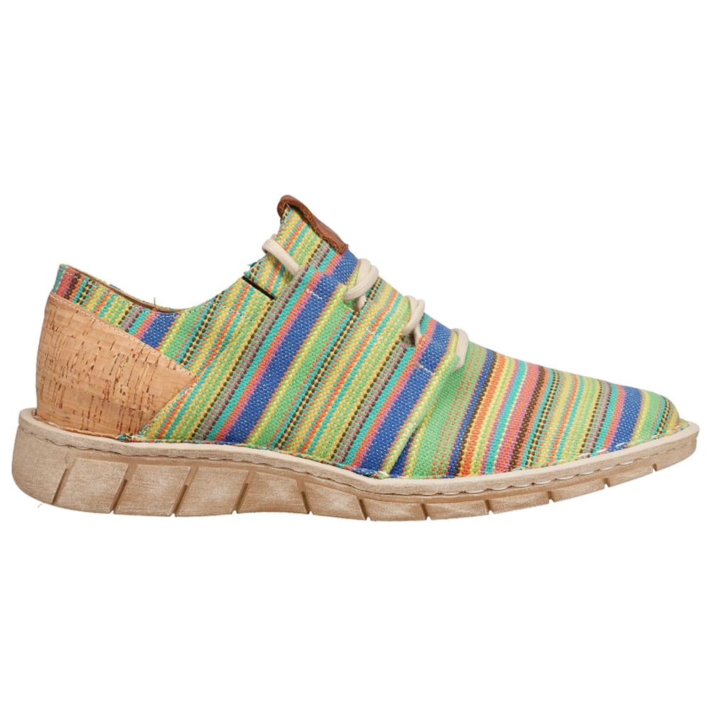 Tony Lama Womens Racey Striped Lace Up Athletic Sneakers Casual Shoes ...