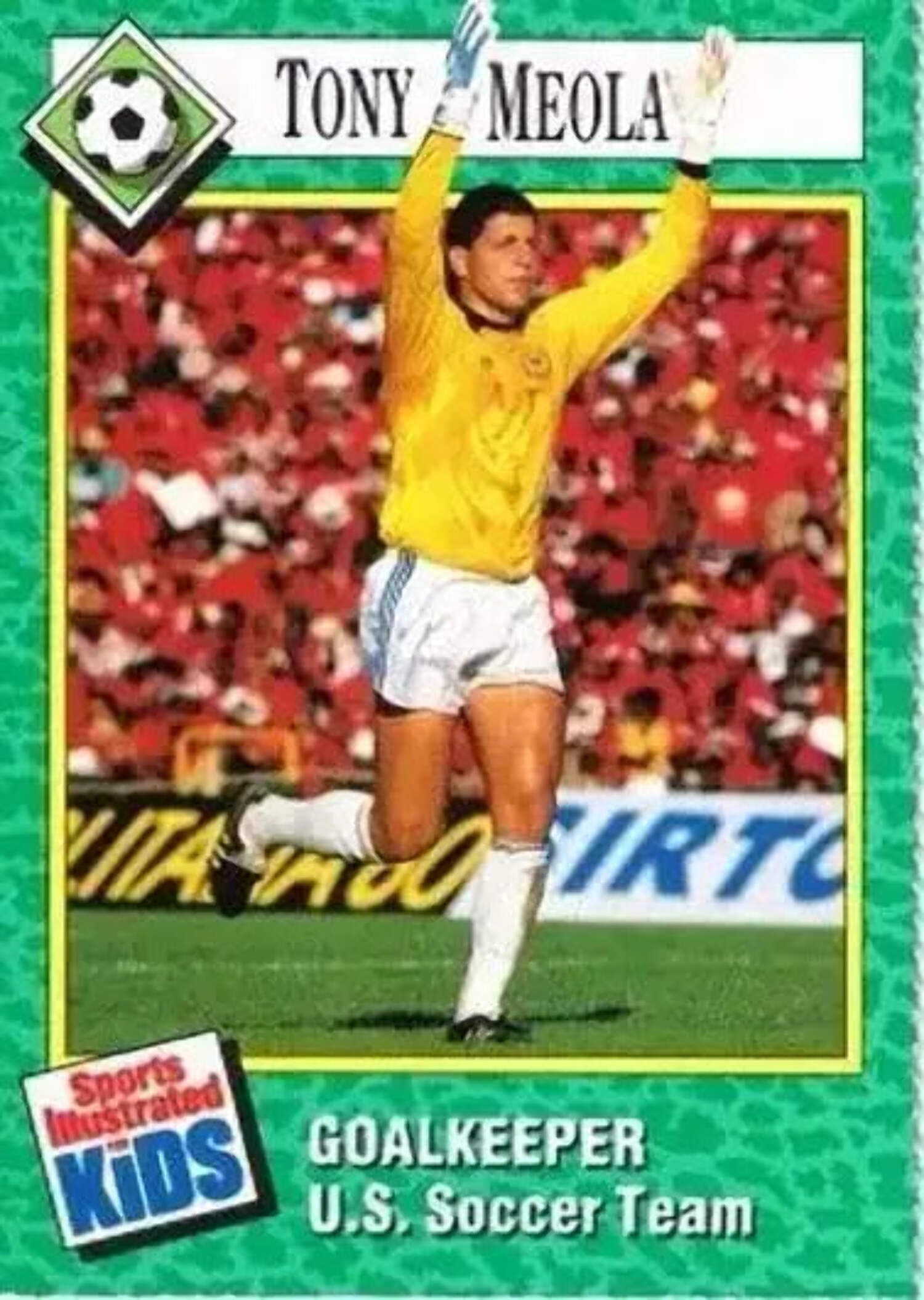 Tony Meola US Soccer 1990 SI for Kids Rookie Card - Walmart.com