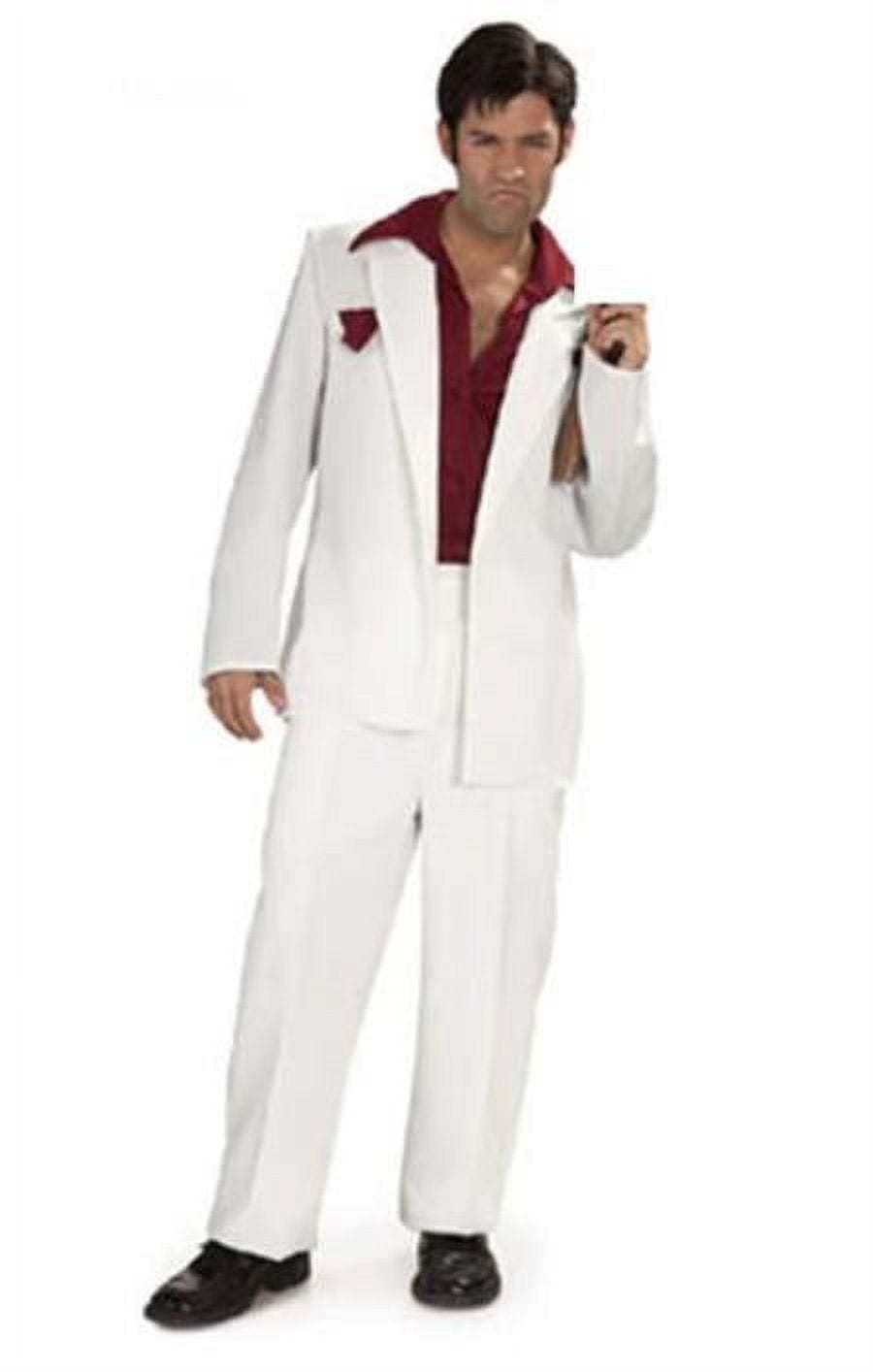 Tony Montana Suit Scarface White Suit White One Chest Pocket Scarface ...