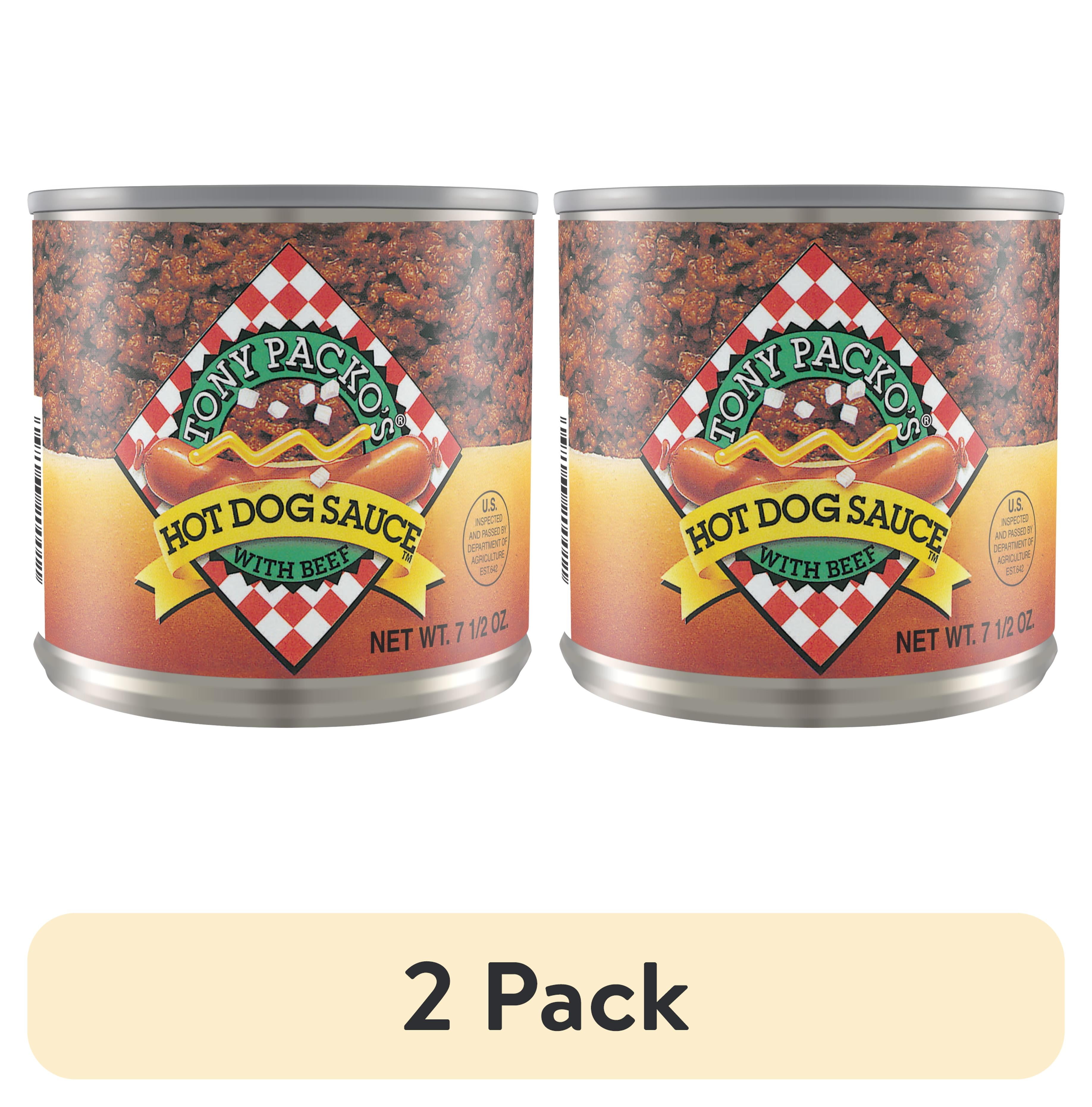 (2 pack) Tony Packo's Hot Dog Sauce, 7.5 oz - Walmart.com