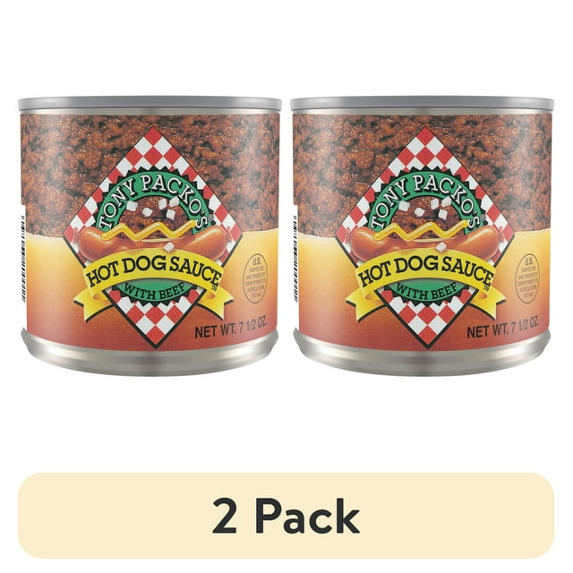 (2 pack) Tony Packo's Hot Dog Sauce, 7.5 oz - Walmart.com