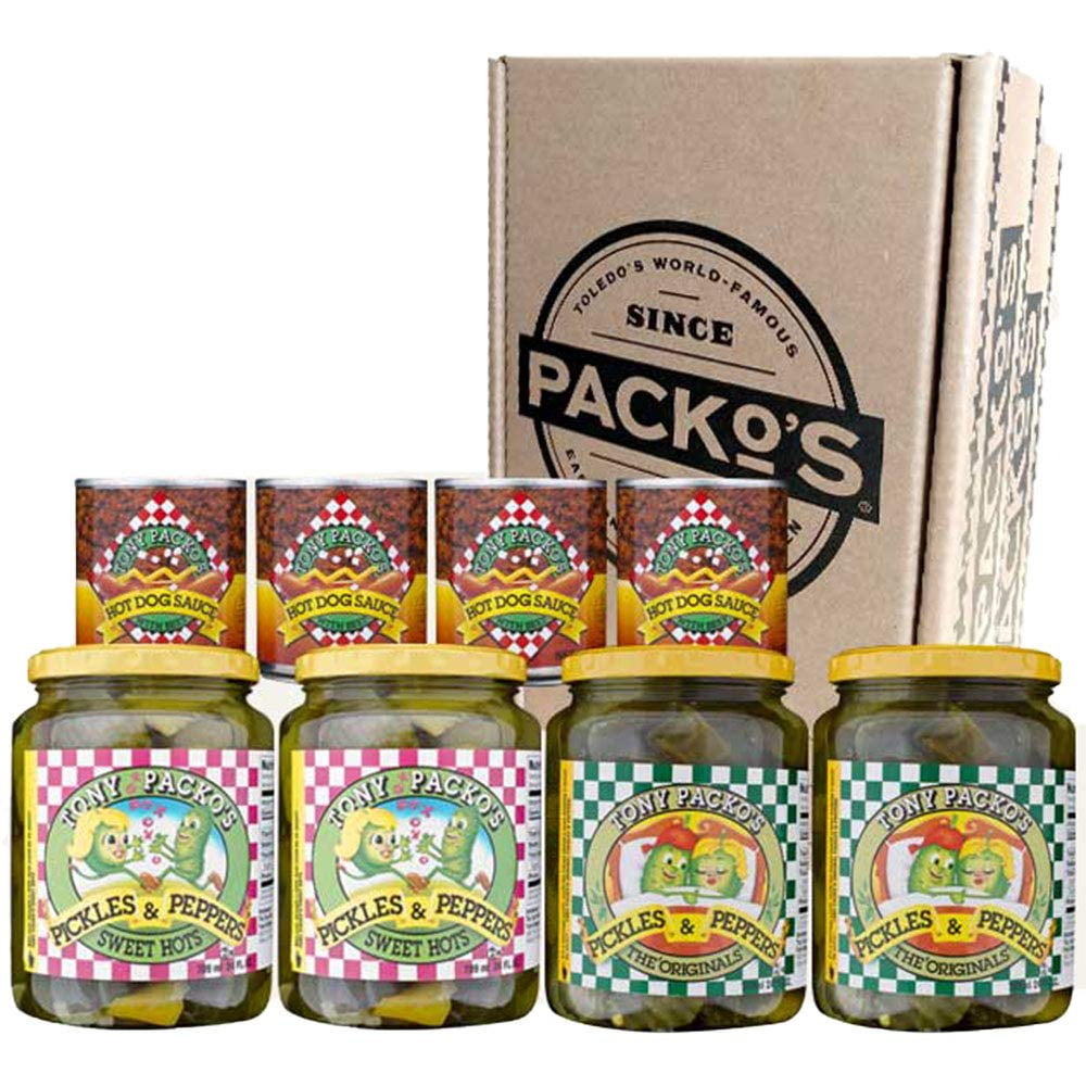 Tony Packo's Pickles and Hot Dog Chili Sauce Gift Pack - Walmart.com