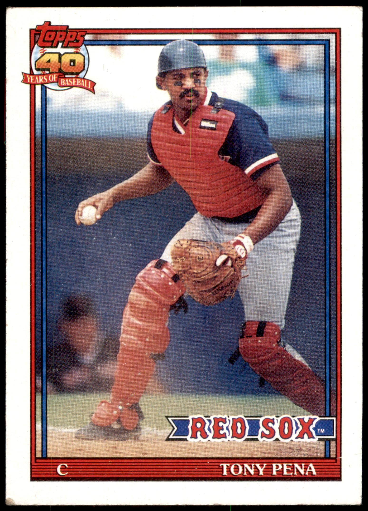 Tony Pena #375 1991 Topps - Walmart.com