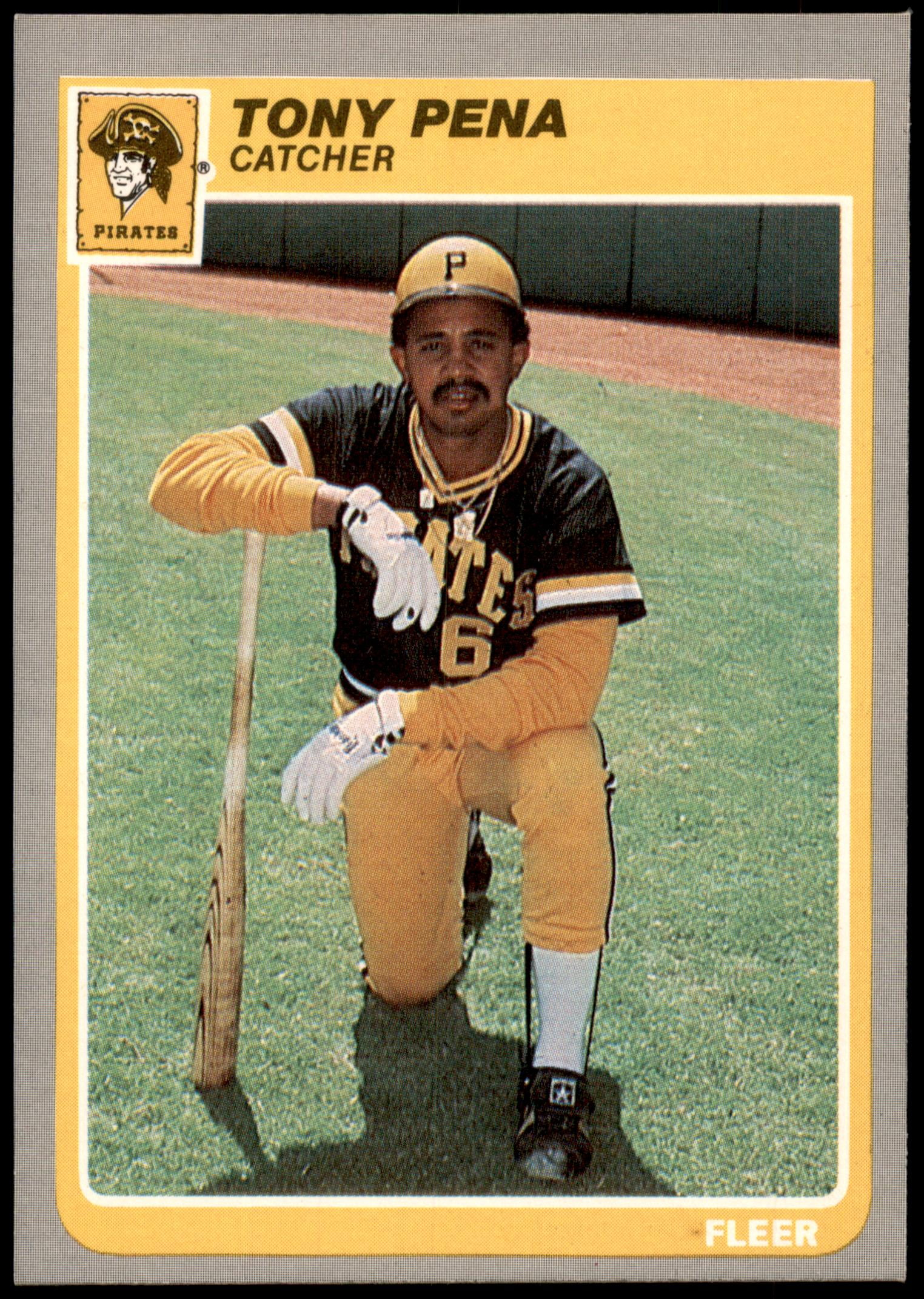 Tony Pena #472 1985 Fleer - Walmart.com