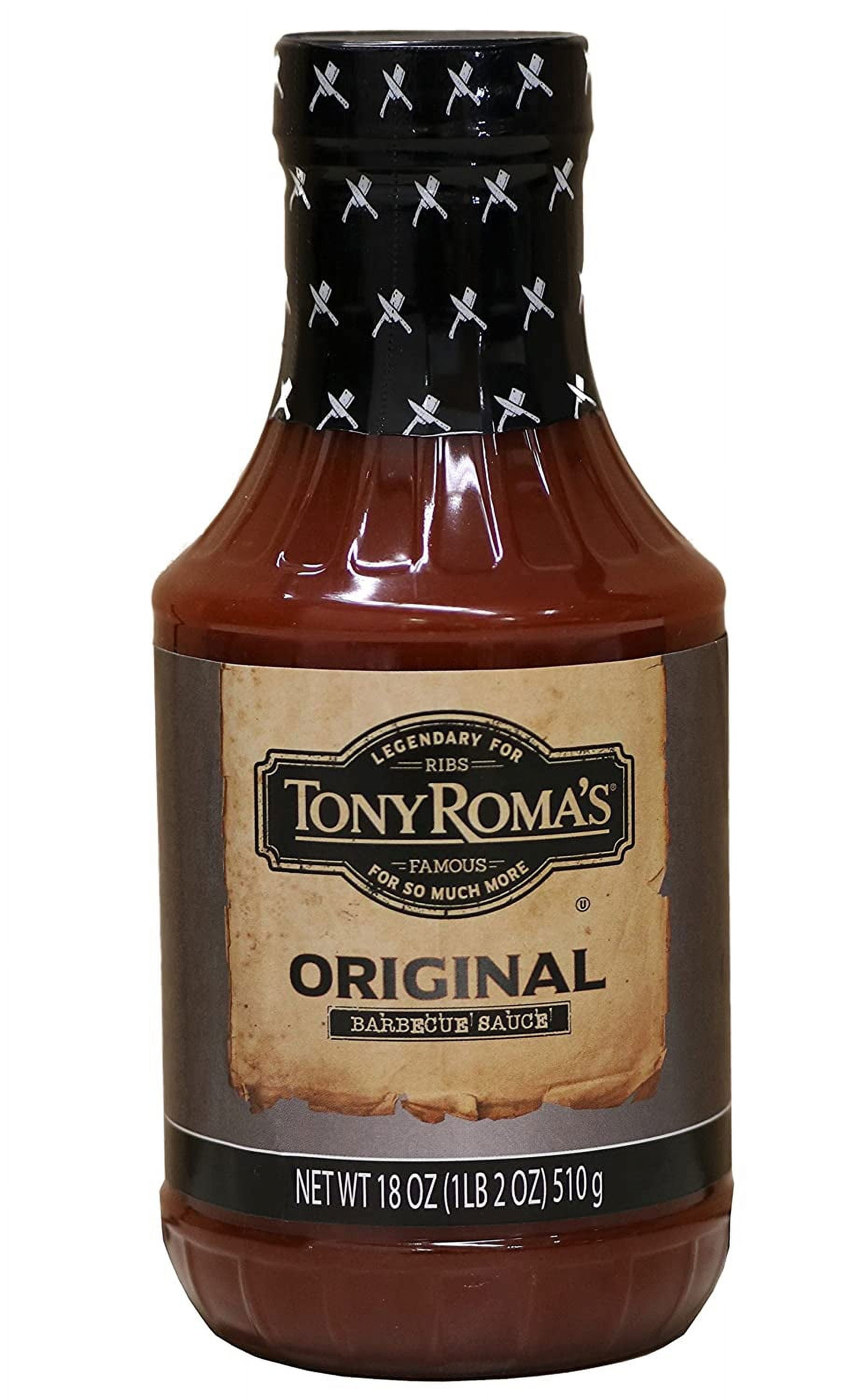 Tony Roma's Original Barbeque Sauce, 18 Ounce (Pack of 6) - Walmart.com