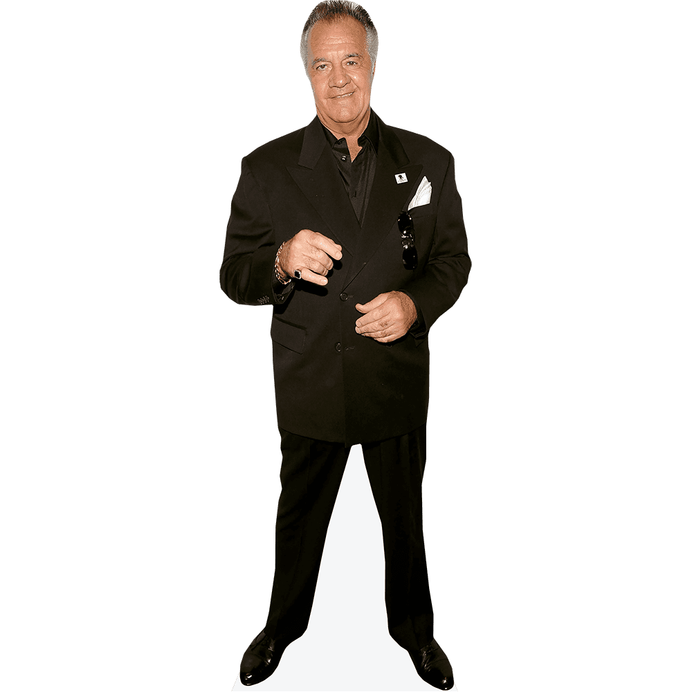Tony Sirico Black Suit Lifesize Cardboard Cutout Standee