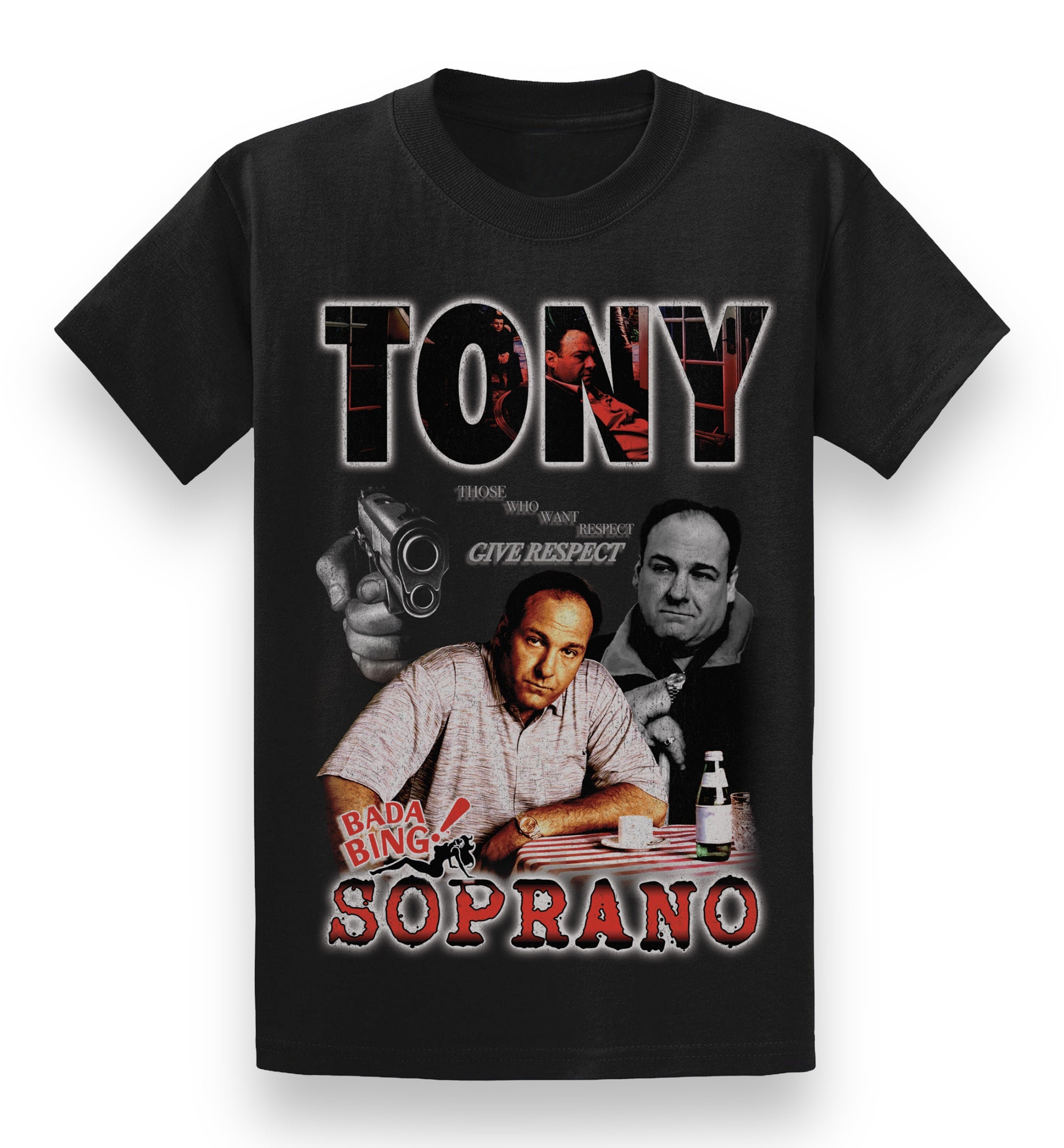 Tony Soprano Respect Tee - Walmart.com