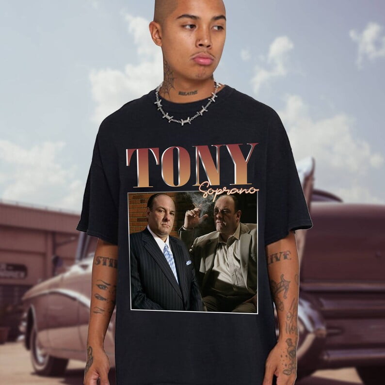 Tony Soprano Shirt Vintage Tony Soprano Shirt Tony Soprano Homage Shirt ...