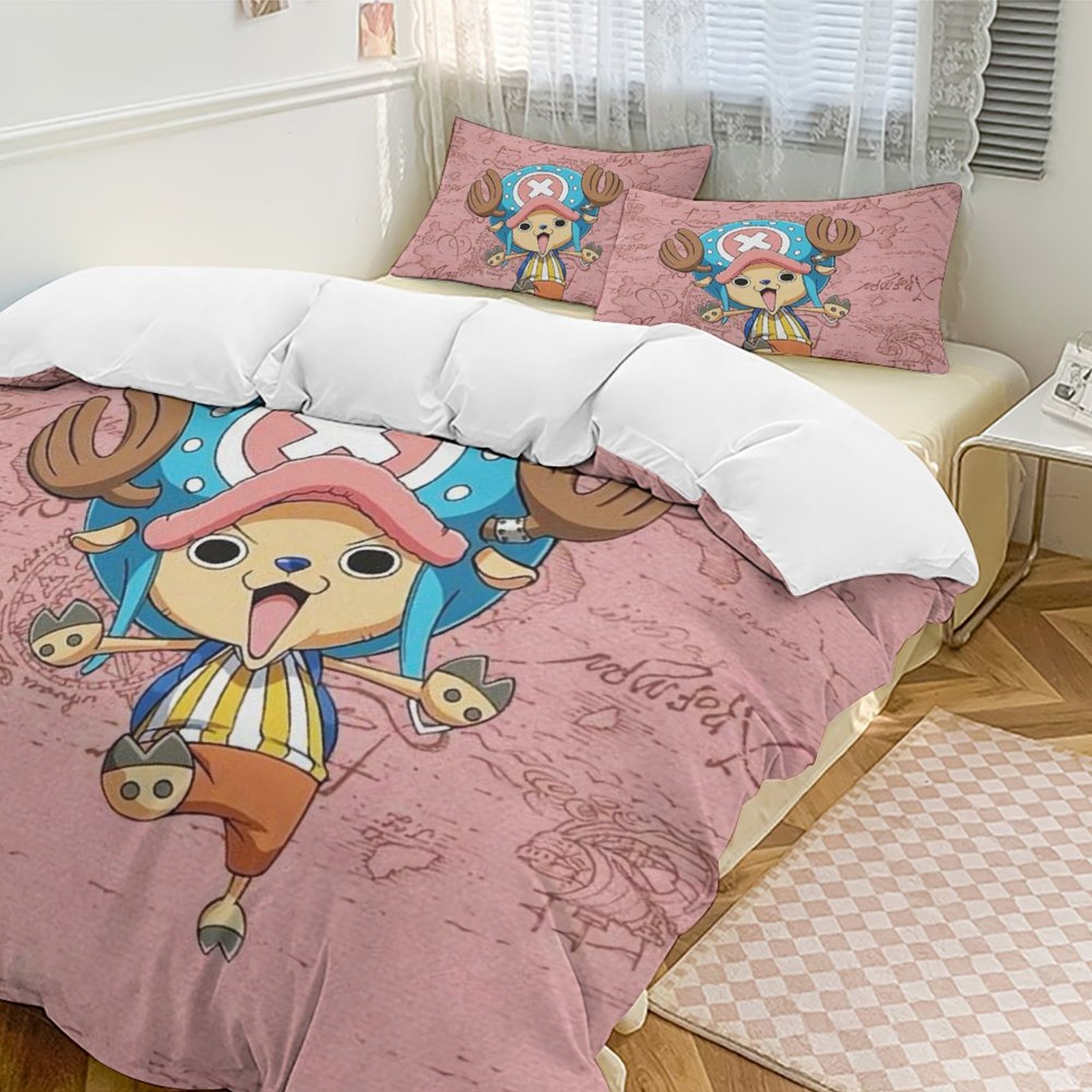 Tony Tony Chopper Bed Duvet Cover Funny Anime Cartoon Bedding Sets ...