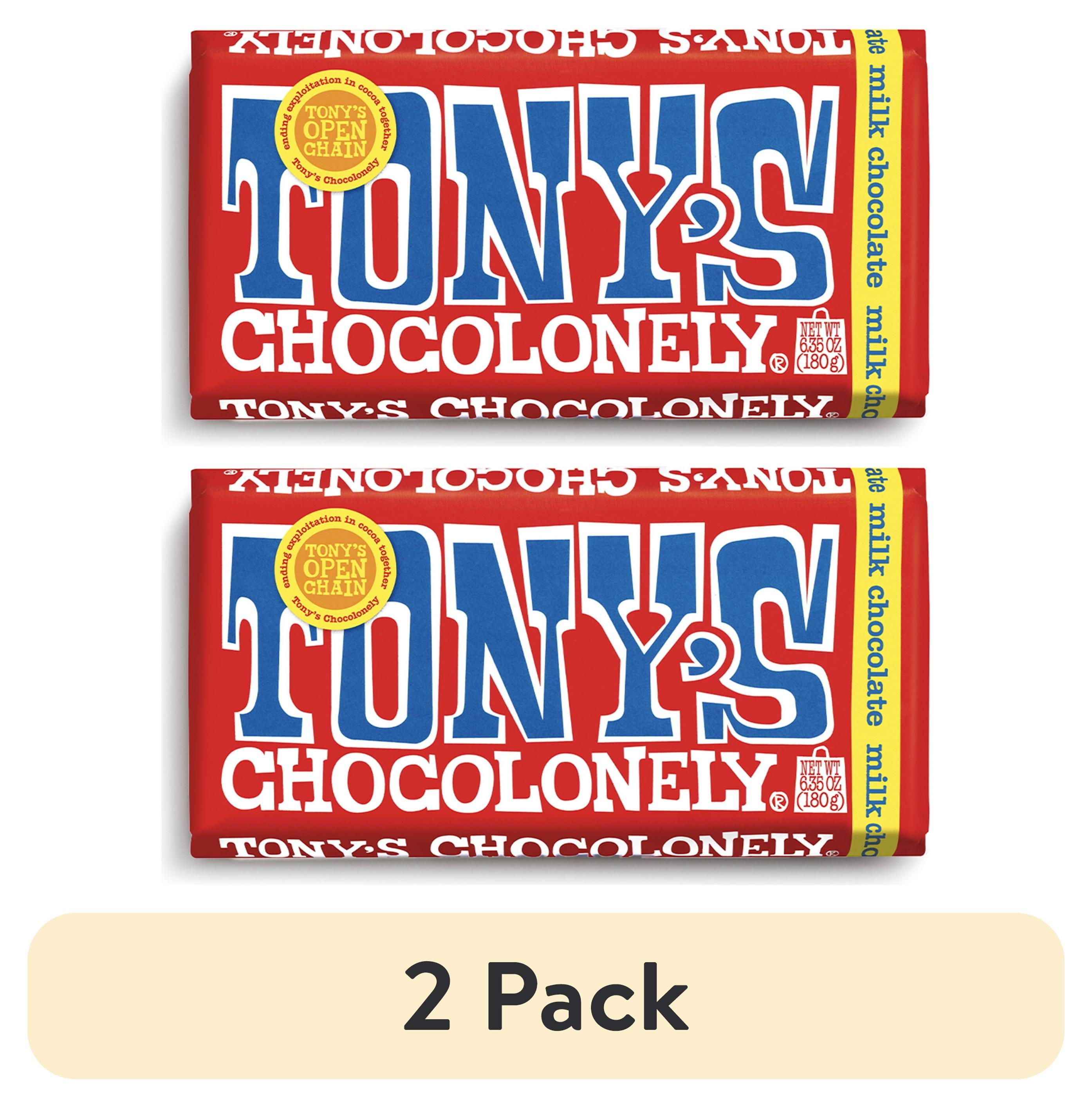 (2 pack) Tony's Chocolonely 32% Milk Chocolate Bar - Walmart.com