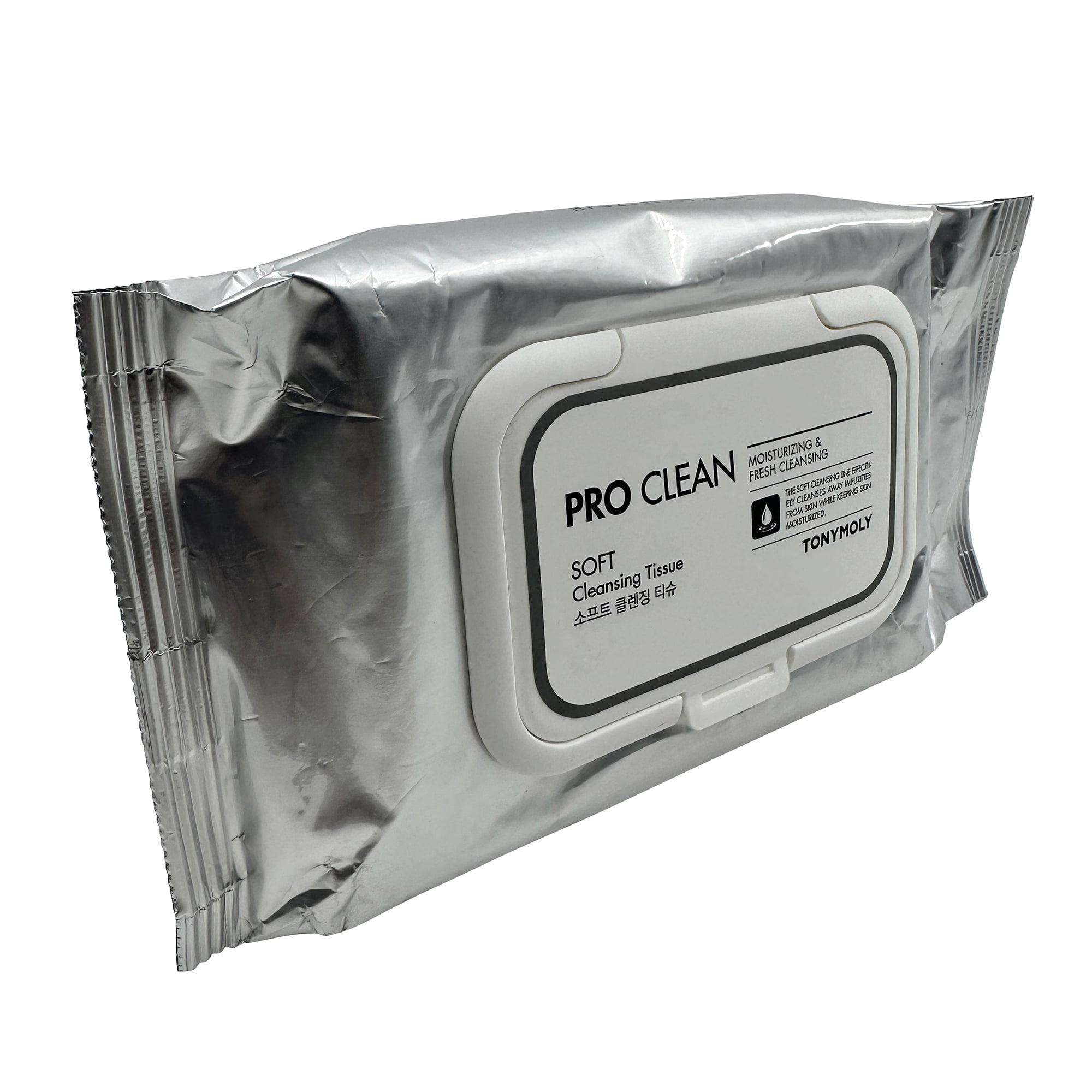 TonyMoly Pro Clean Soft Tissue Moisturizing & Fresh Cleansing Wipes 50 ...