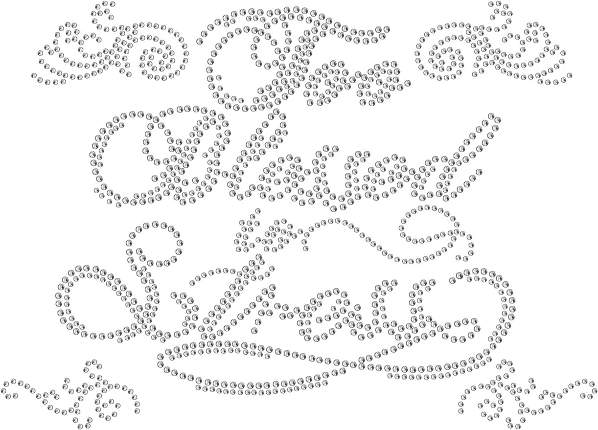 Too Blessed to Stress Rhinestone Iron on Hotfix Heat Transfer Decal ...