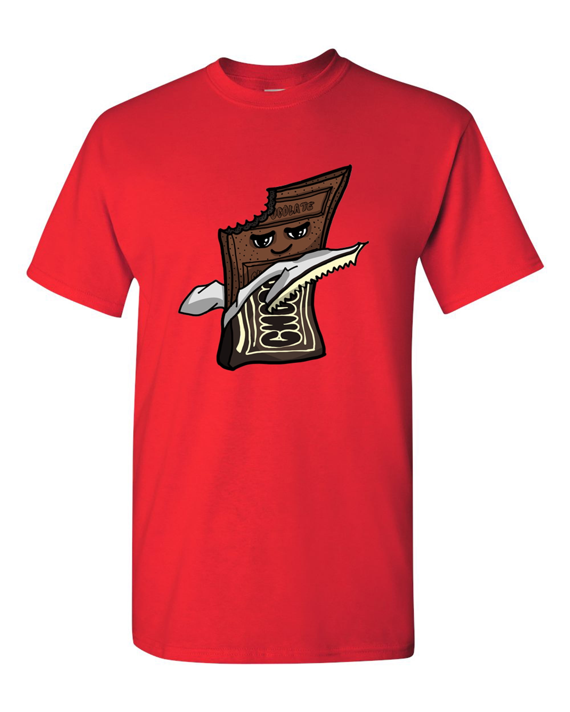 Too Cute To Eat Candy Bar Adult DT T-Shirts Tee - Walmart.com
