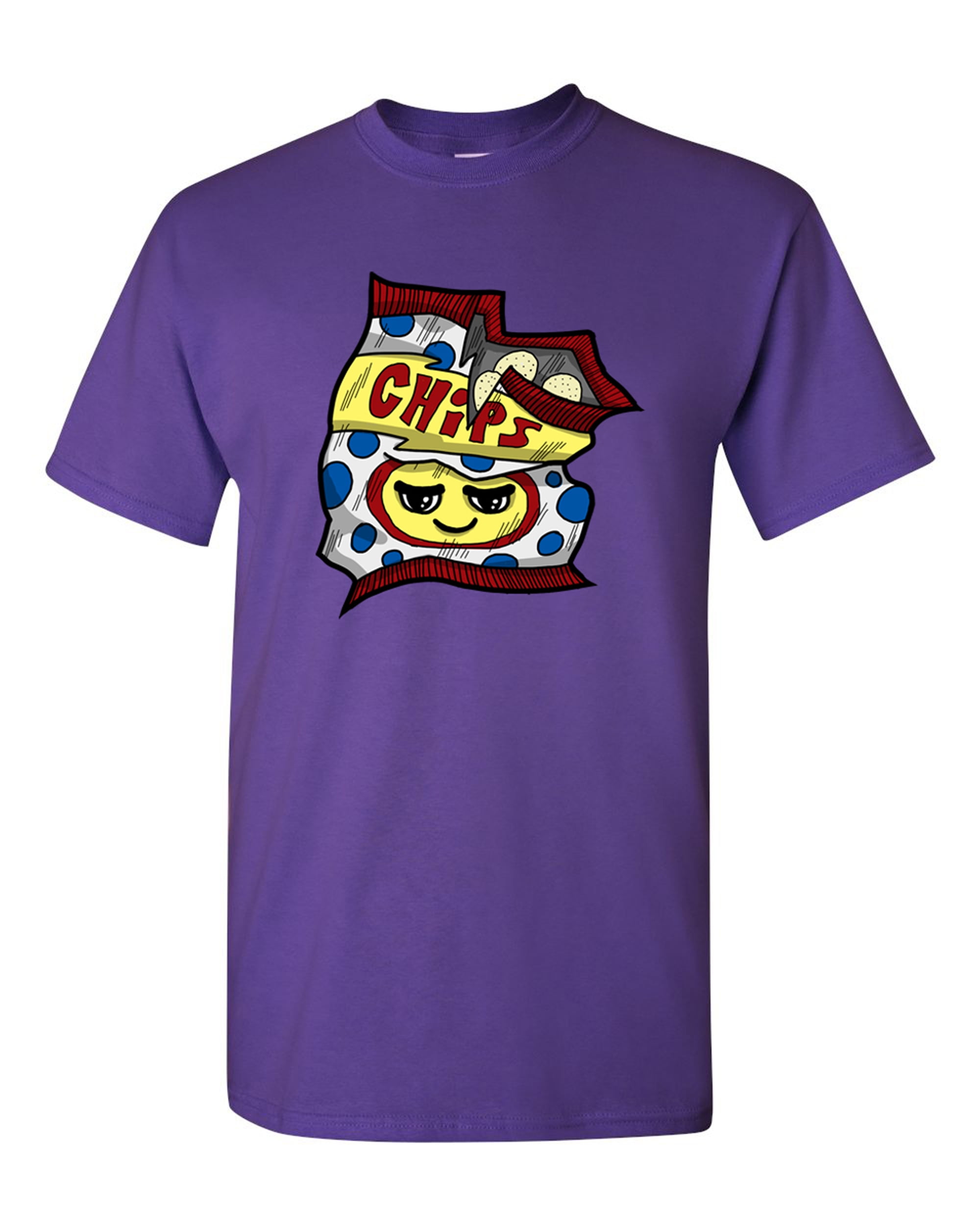 Too Cute To Eat Potato Chips Adult DT T-Shirts Tee - Walmart.com