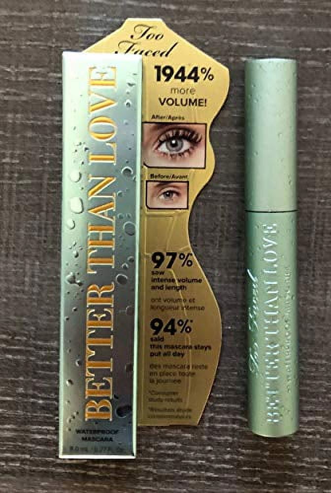Too Faced Better Than Love Intense Black Waterproof Mascara with ...