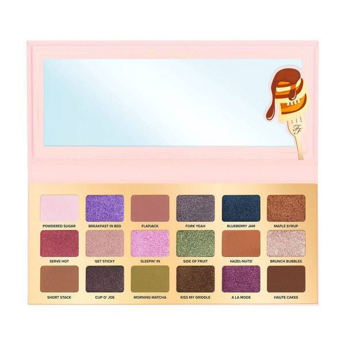 Too Faced Maple Syrup Pancakes Eye Shadow Palette, 18 Limited Edition ...