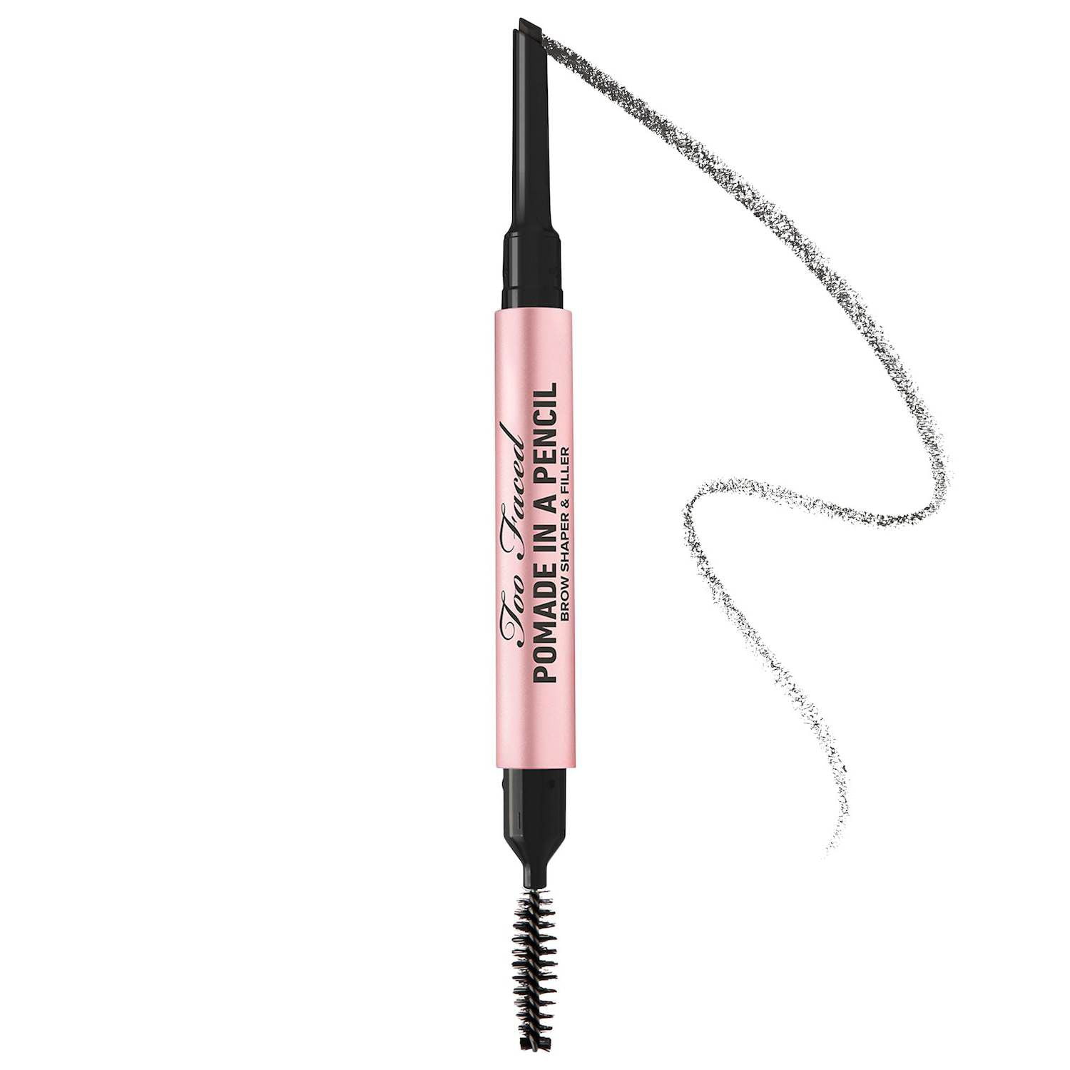 Too Faced Pomade In Pencil Eyebrow Shaper & Filler 0.006oz Soft Black ...