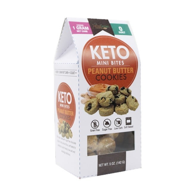 Too Good Gourmet Keto Mini Bites Peanut Butter Cookies - Walmart.com